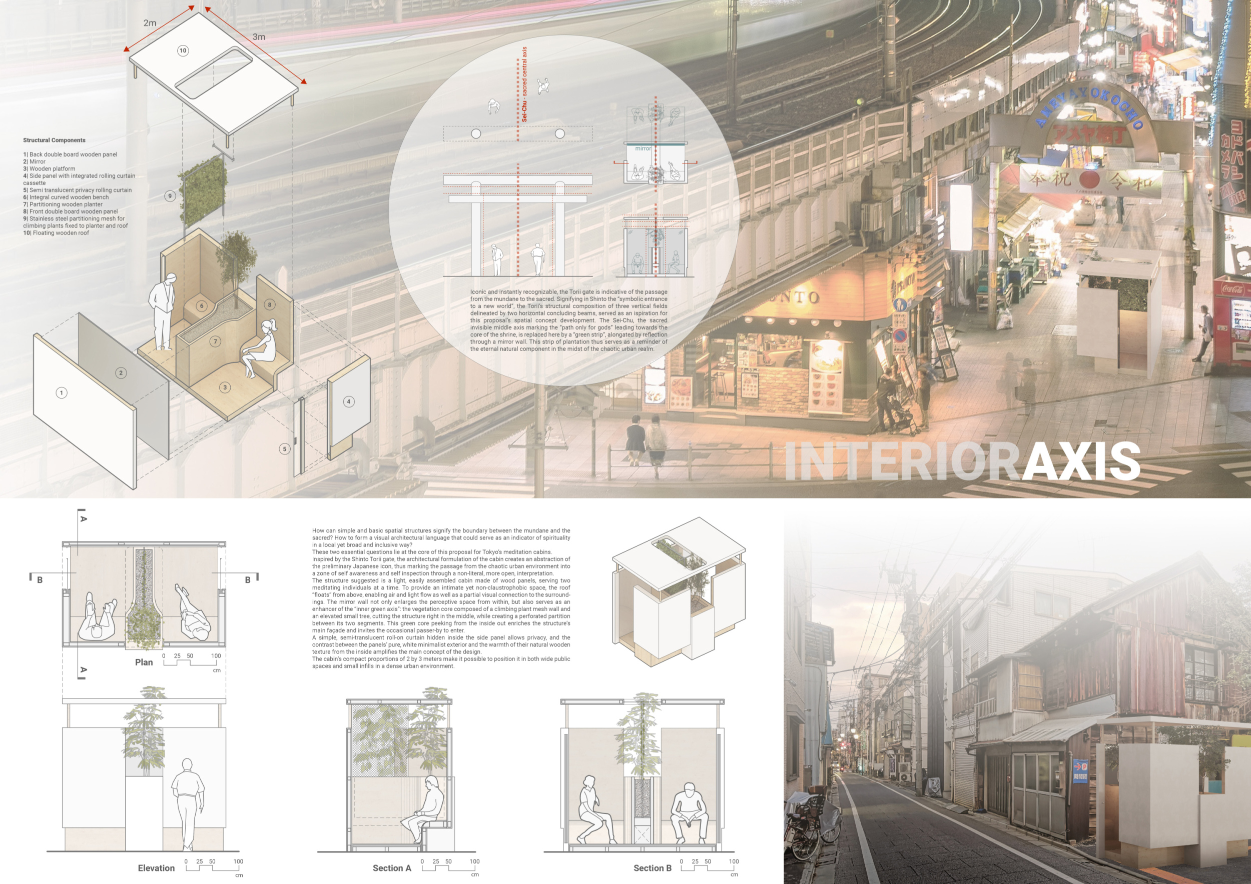 Architecture projects - meditation cabins // Buildner
