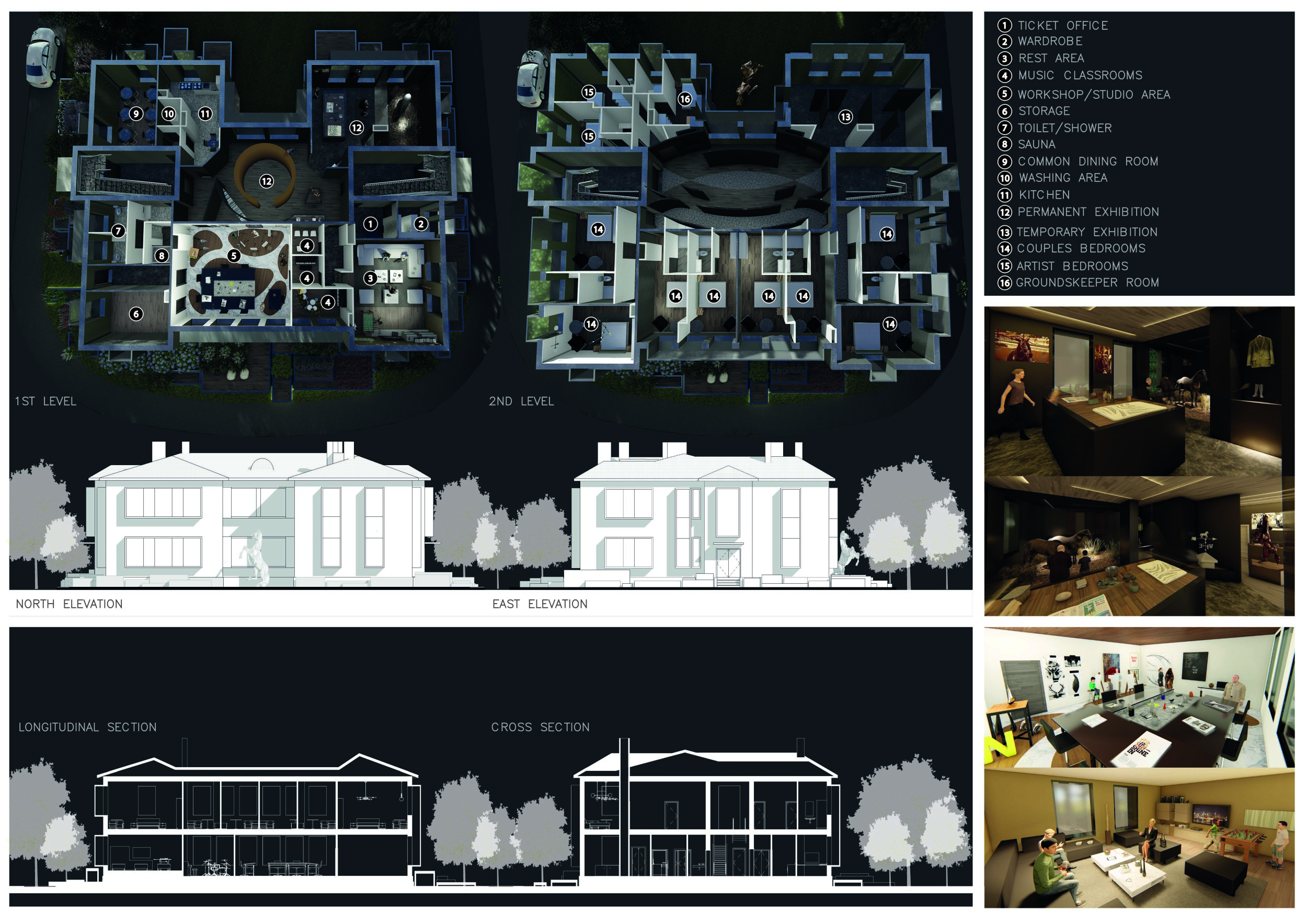 Architecture project // Basalt Cladding and Reflective Facades ...