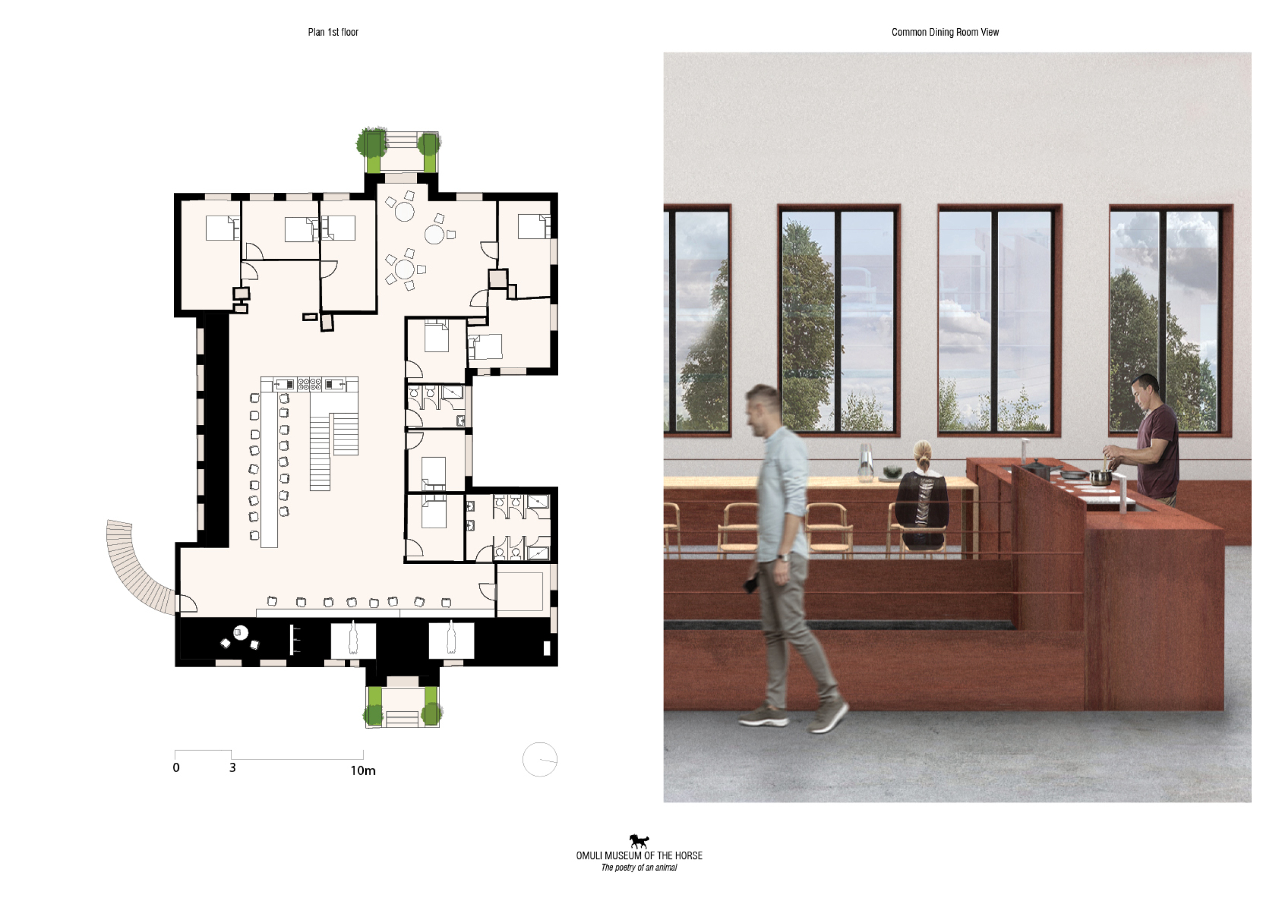 Architecture project // Emphasizing Void Spaces Within a Cultural Hub