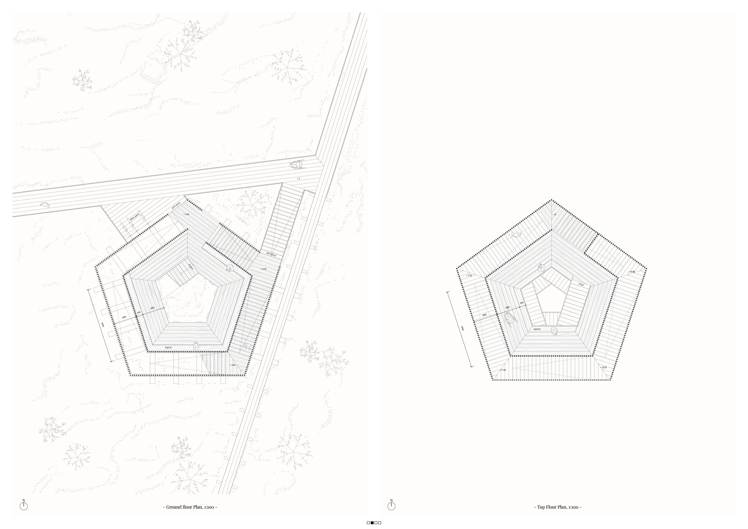 Architecture project // Pentagonal Structure Crafted from Sustainable ...