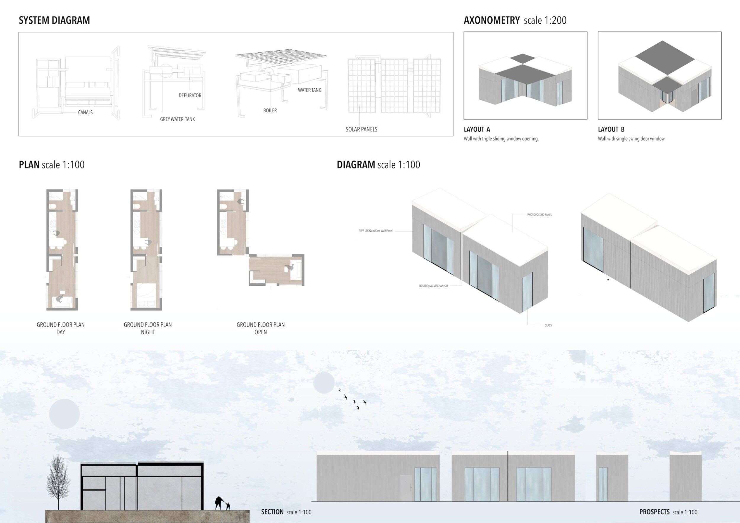 Architecture project // Charred Wood Cladding and Solar Panels Enhance ...