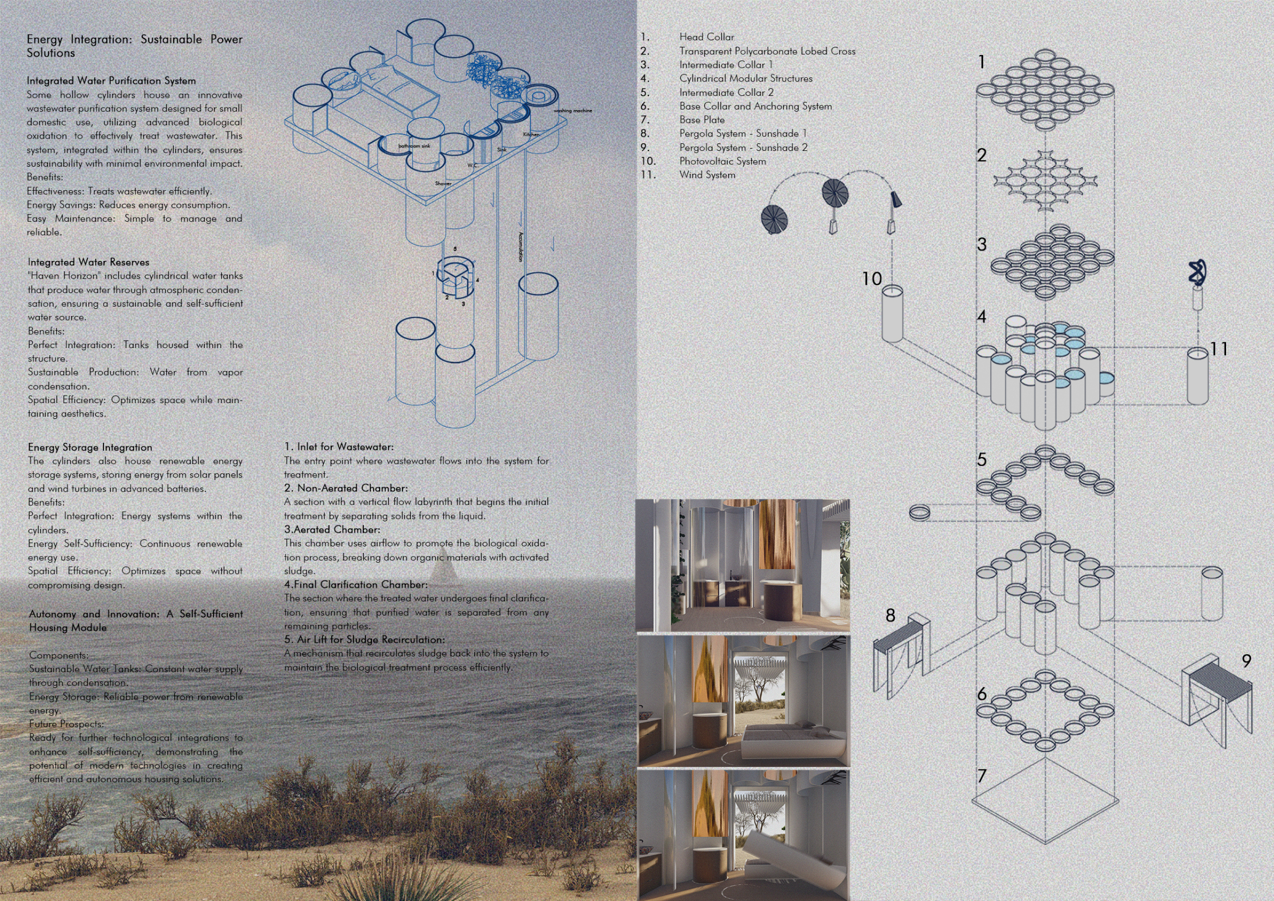 Architecture project // Cylindrical Housing Units Constructed from ...