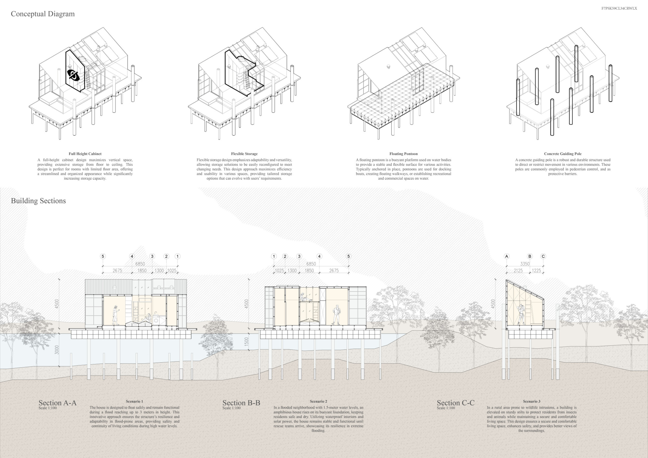 Architecture projects - elevated structure // Buildner