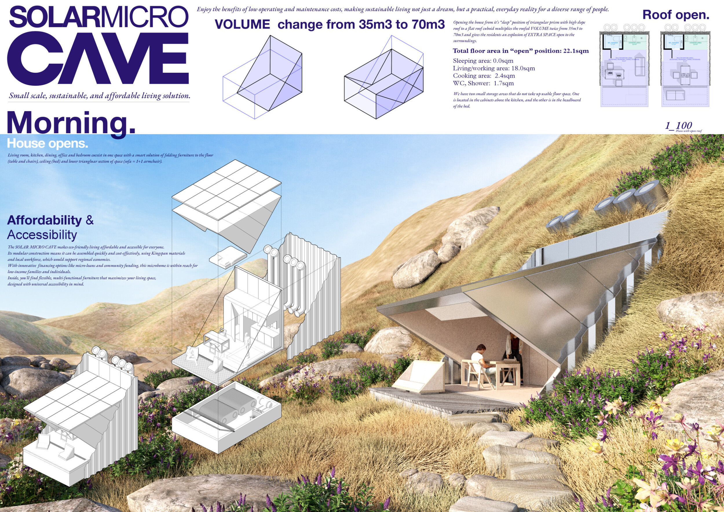 Architecture project // Dynamic Sloping Roofs Combining Kingspan ...