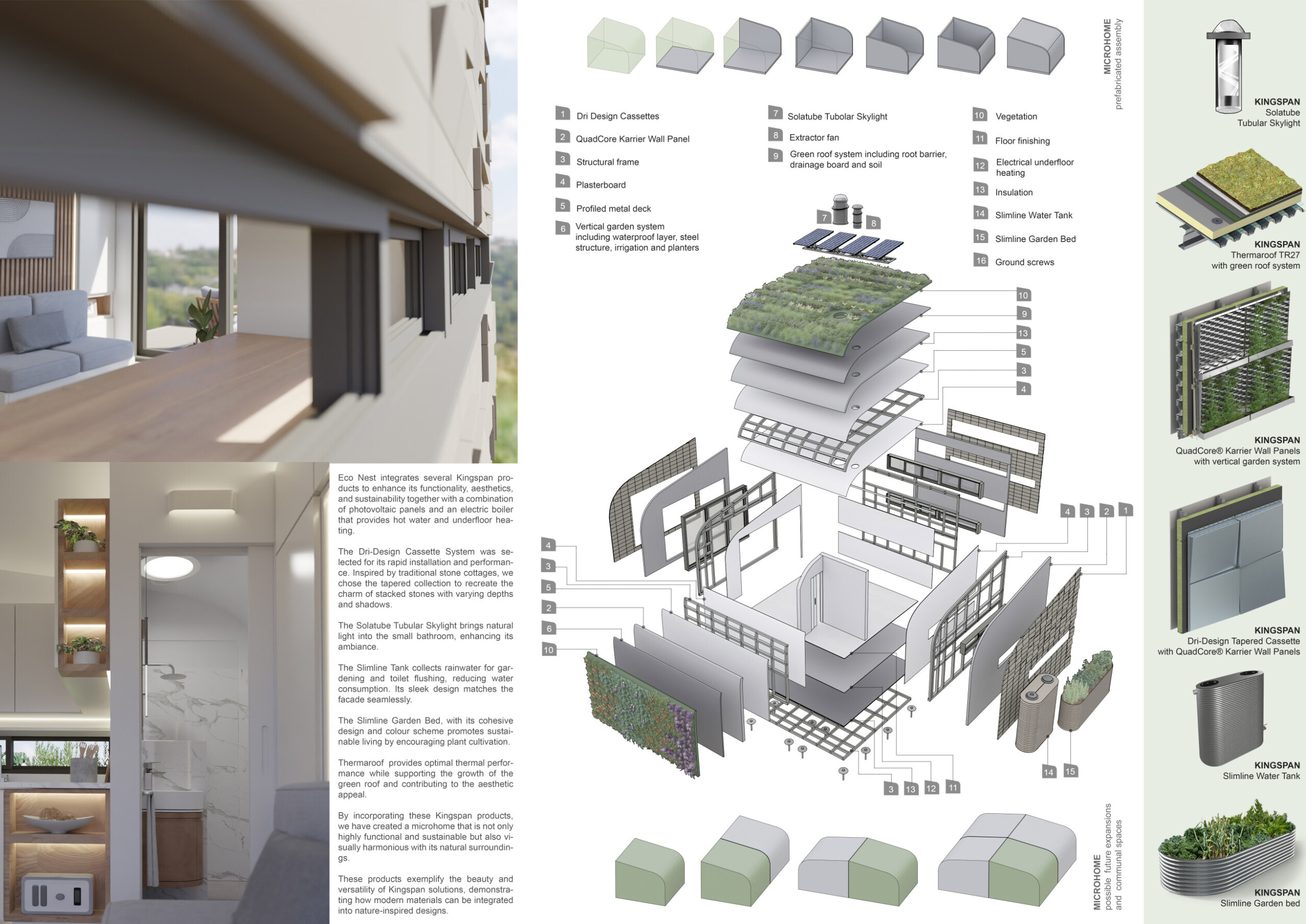 Architecture project // Vertical Gardens and Quadcore Panels in ...