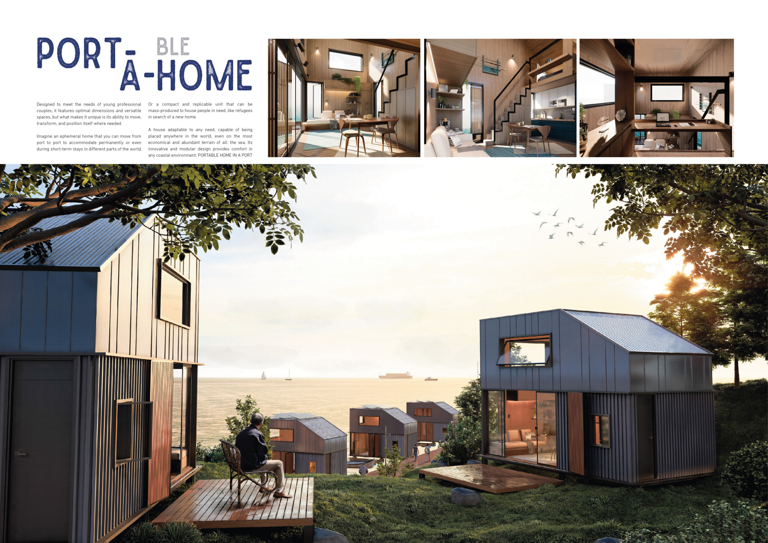 Architecture project // Modular Living Spaces with Insulated Panels and ...