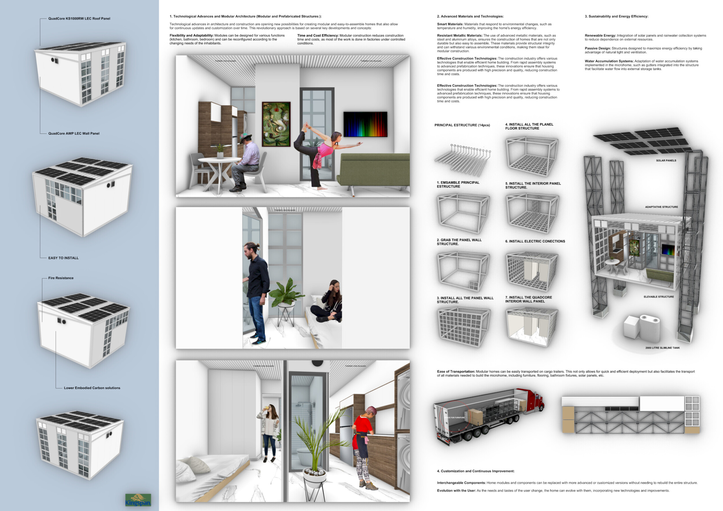 Architecture project // Elevated Modular Living Utilizing Lightweight ...