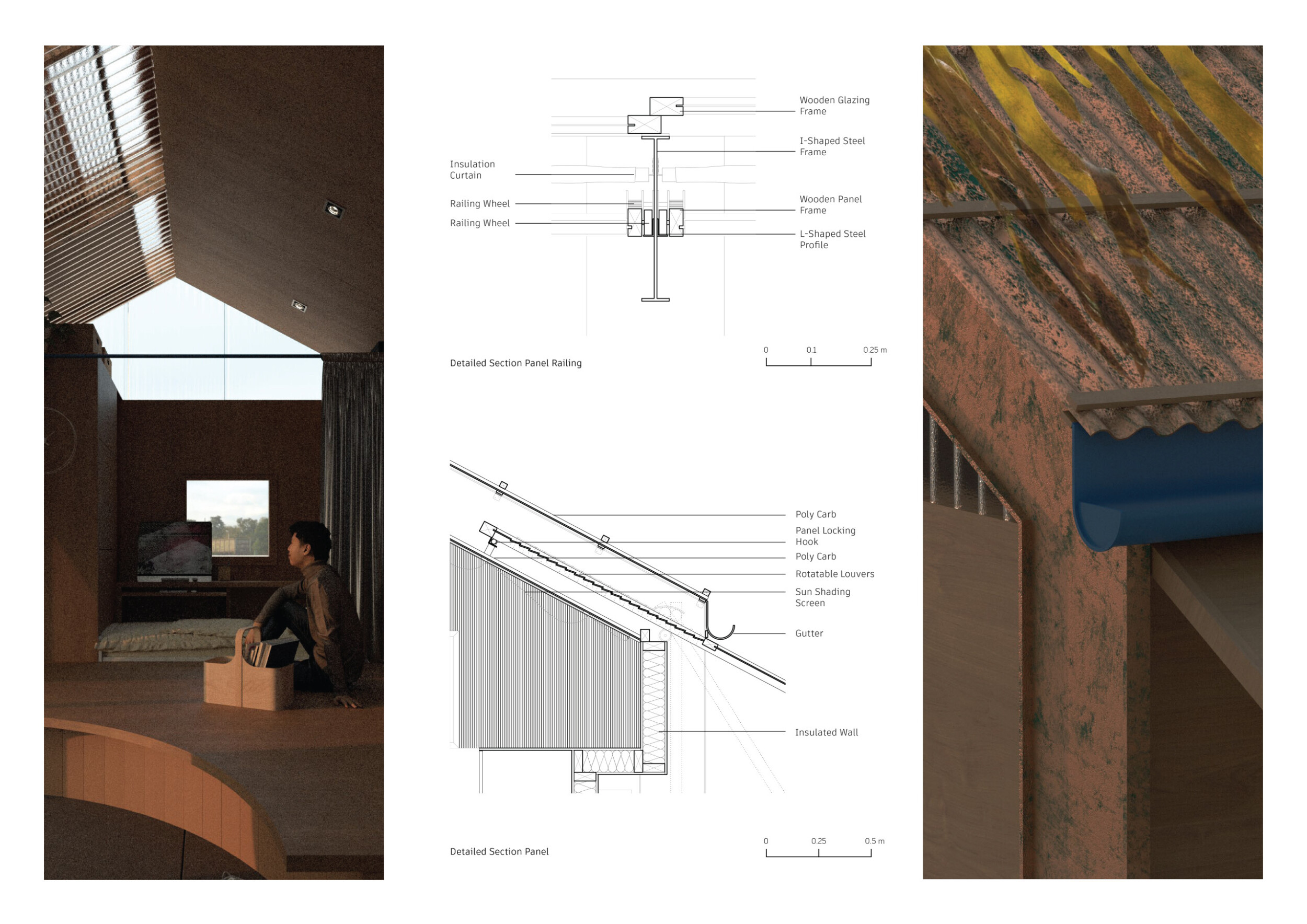 Architecture projects - operable panels // Buildner