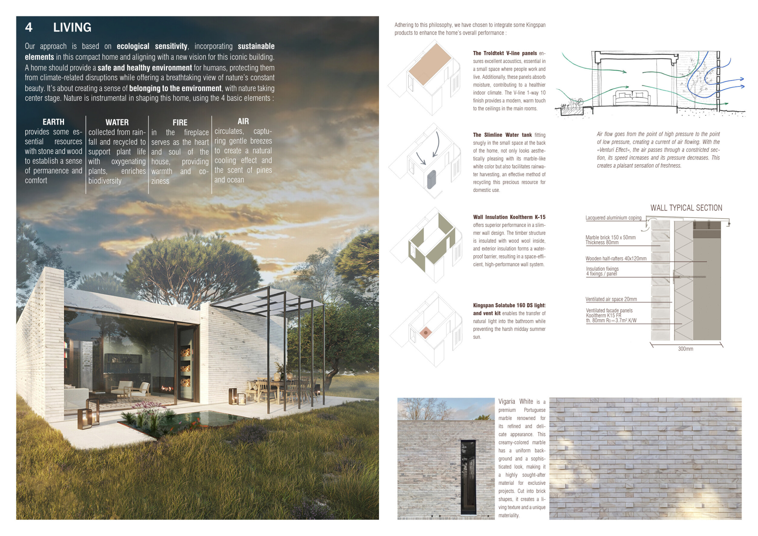Architecture project // Vigaria Marble Residence with Biophilic Design ...