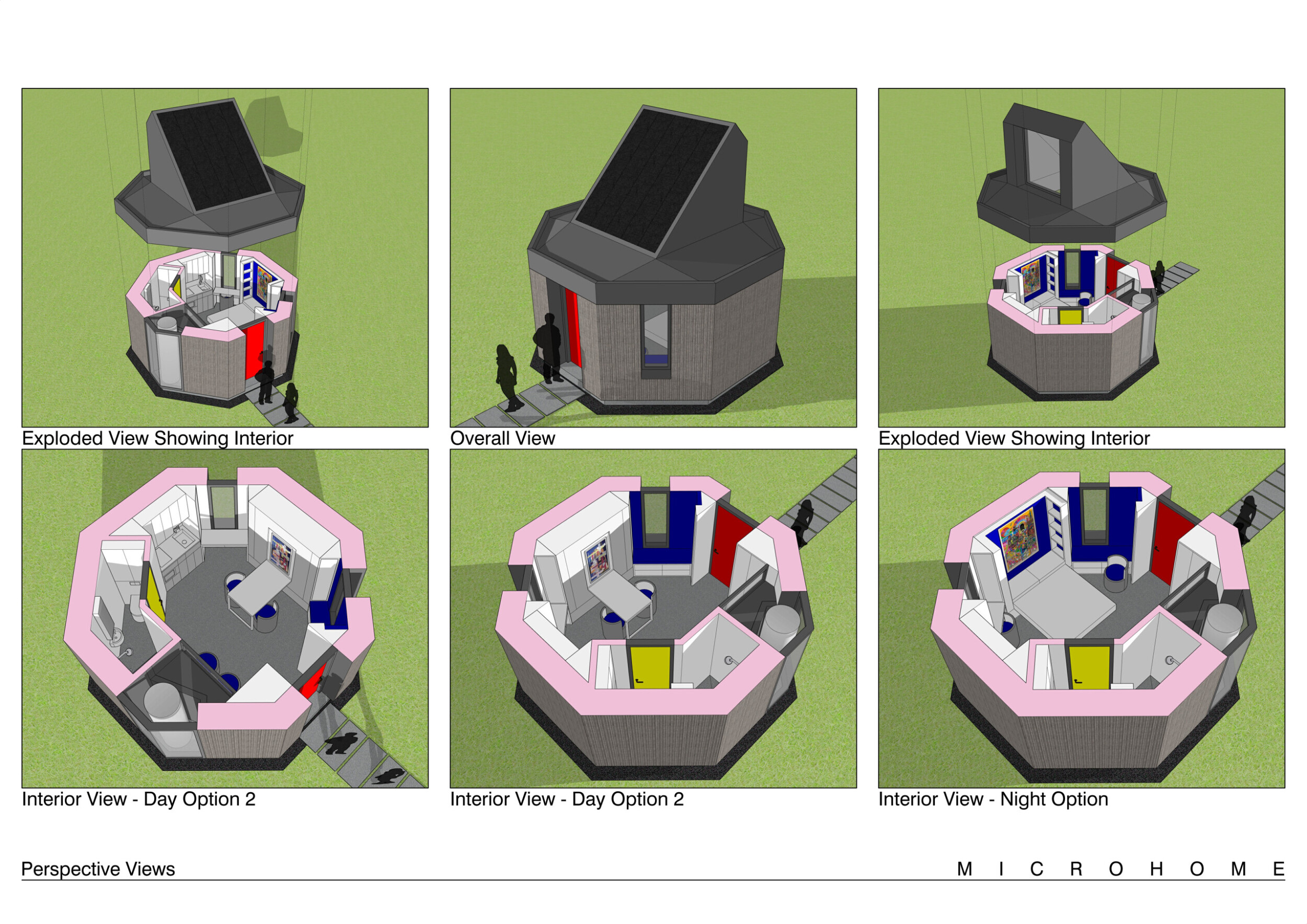 Architecture project // Octagonal Microhome Constructed with Structural ...