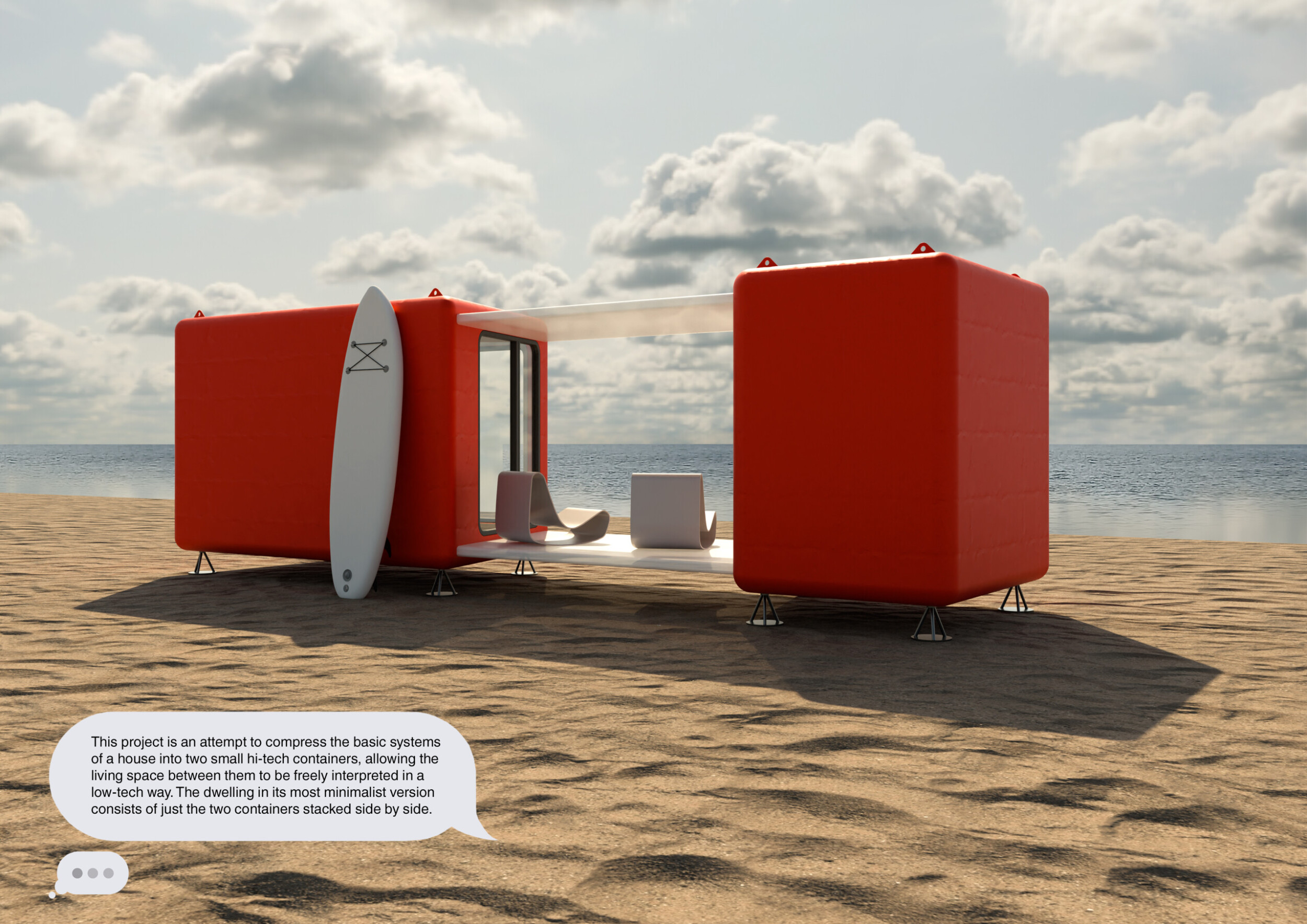 Architecture project // Solar-Powered Steel Modules Featuring Ample ...