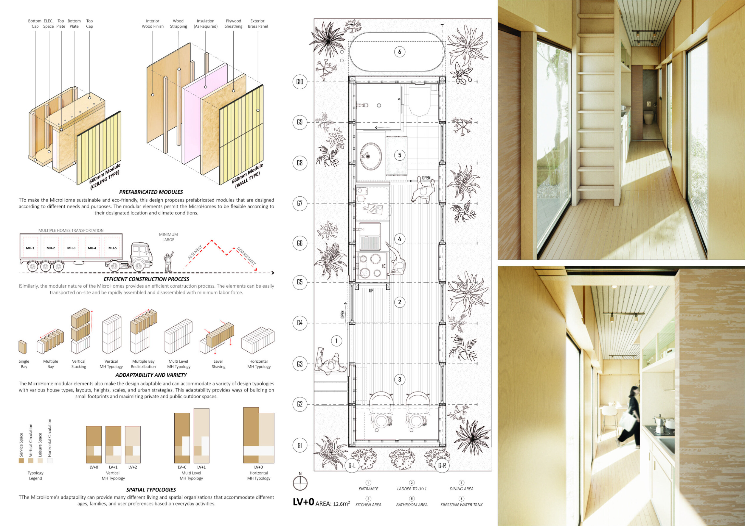 Architecture project // Reflective Brass Facades in a Micro Home ...