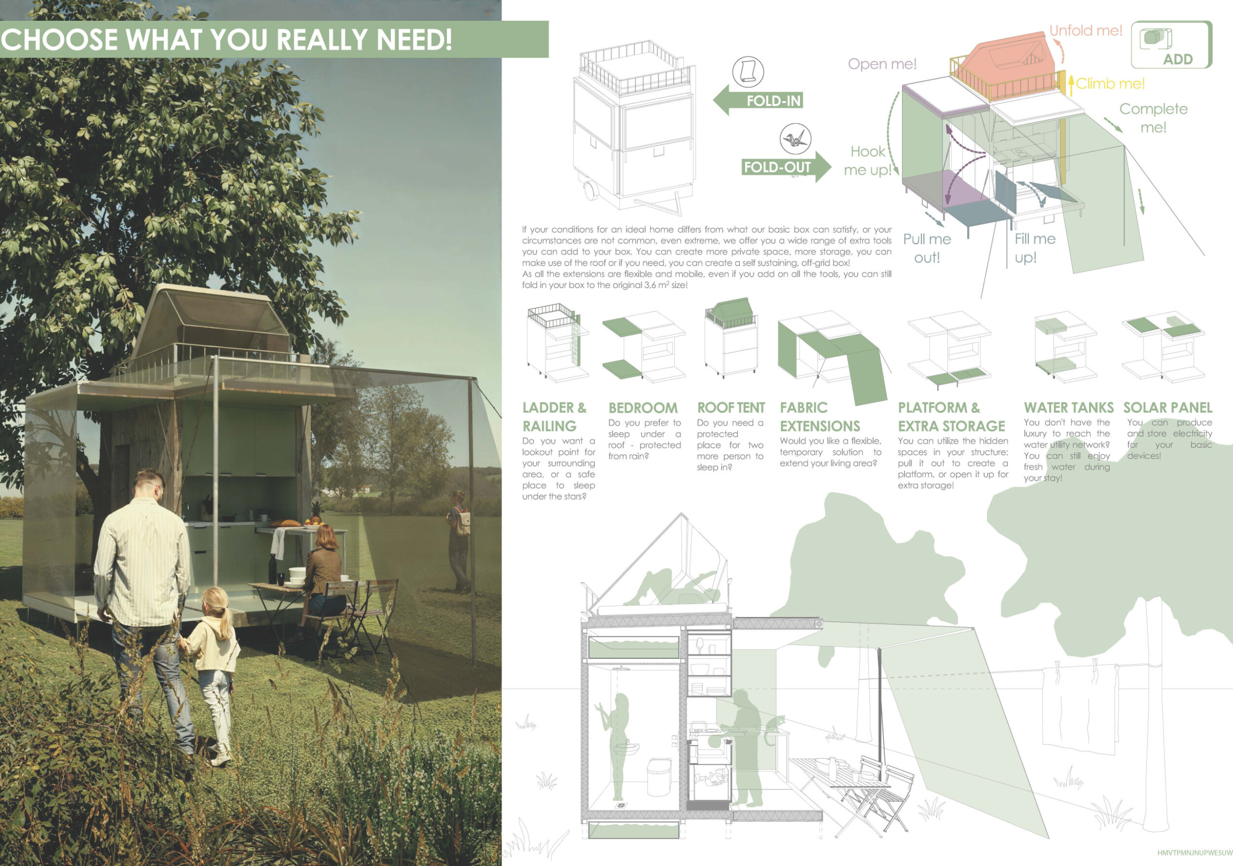 Architecture project // Foldable Living Spaces Constructed with ...