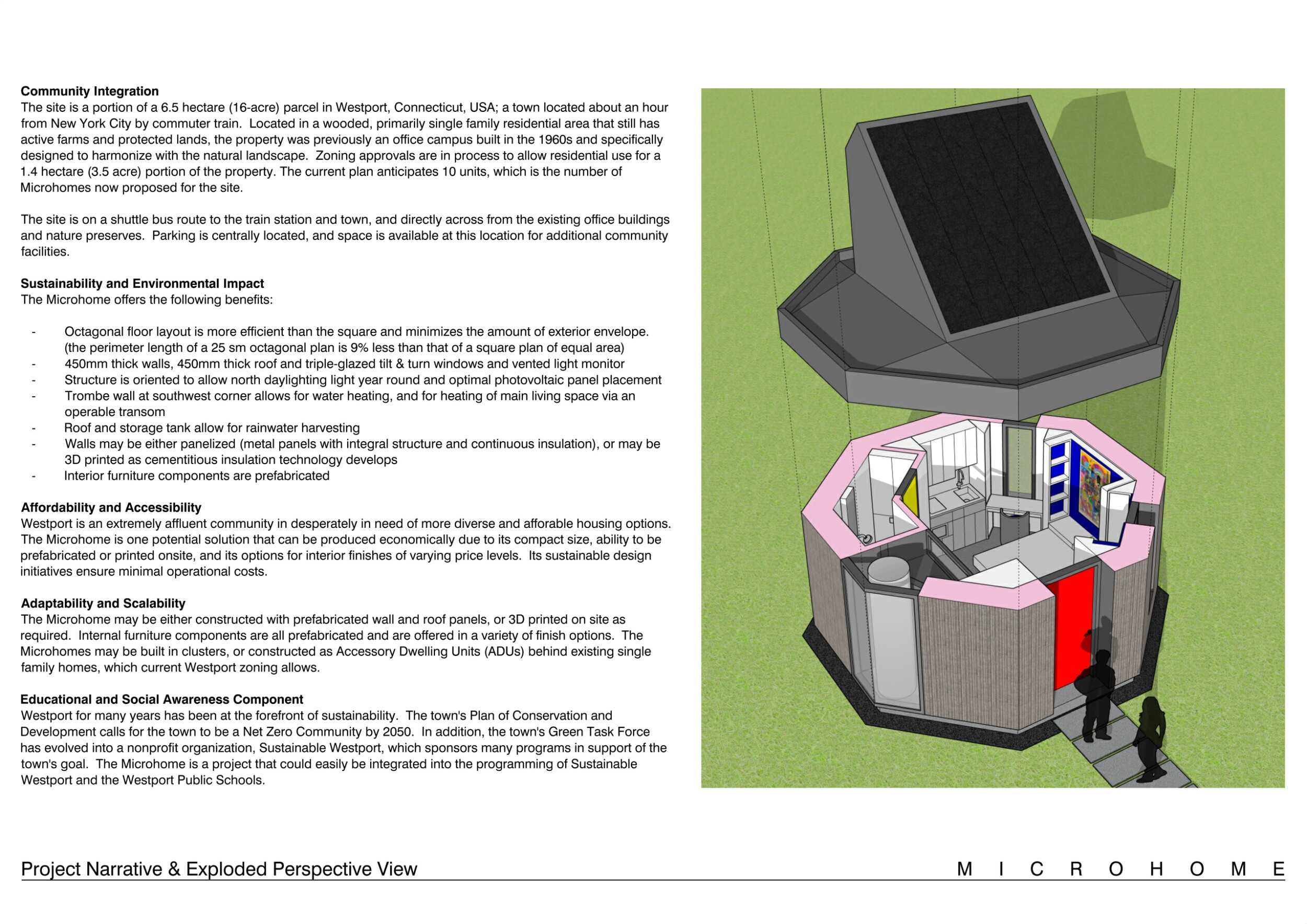 Architecture project // Octagonal Microhome Constructed with Structural ...