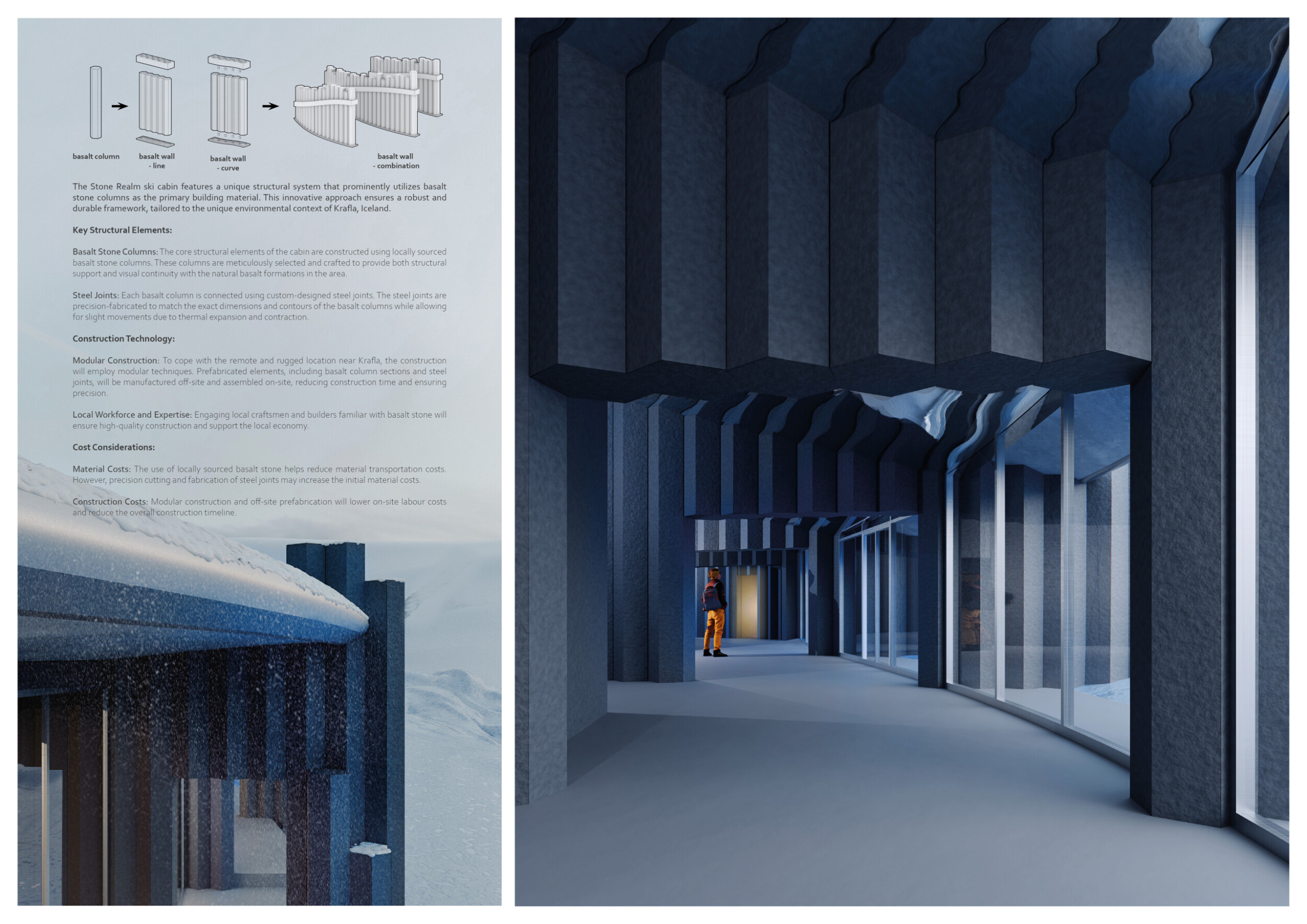 Architecture project // Basalt Columns and Geothermal Heating Enhance ...