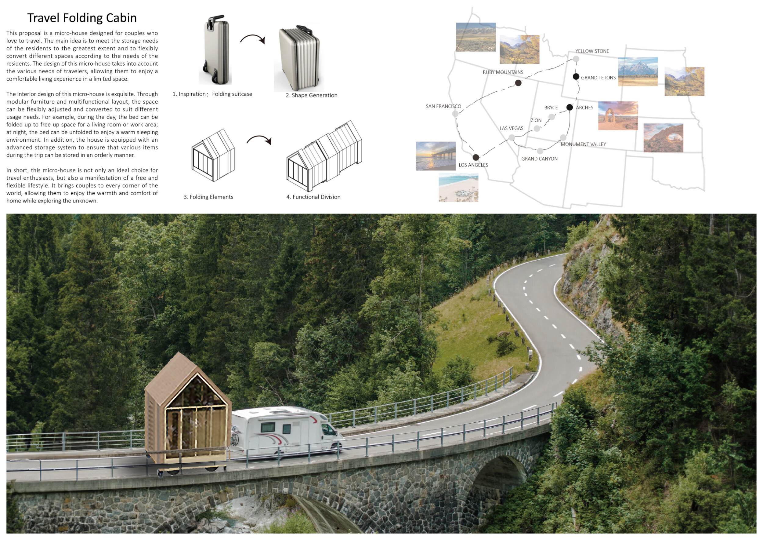 Architecture project // Folding Structure Crafted from Sustainable Wood ...