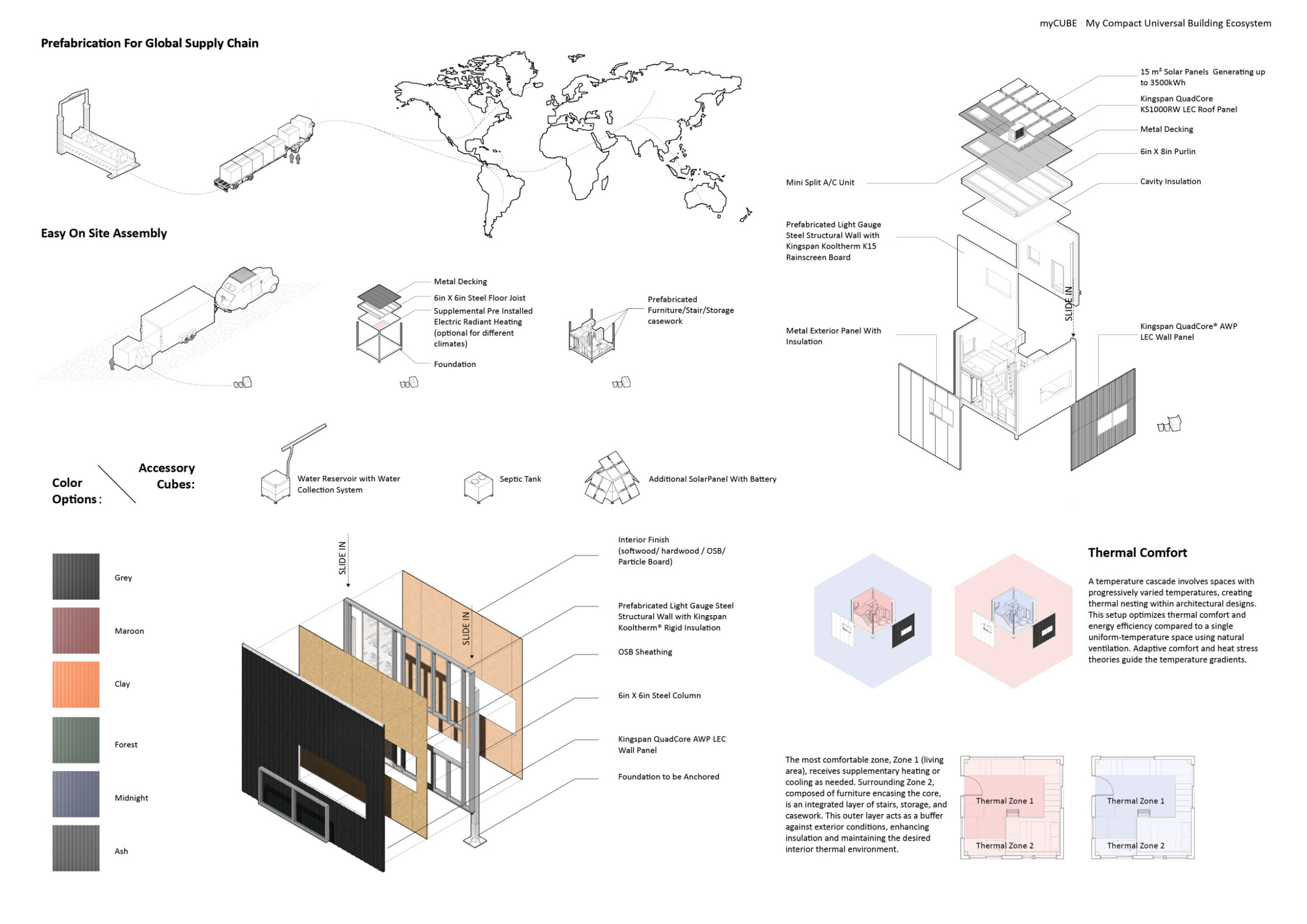 Architecture projects - foldable structures // Buildner