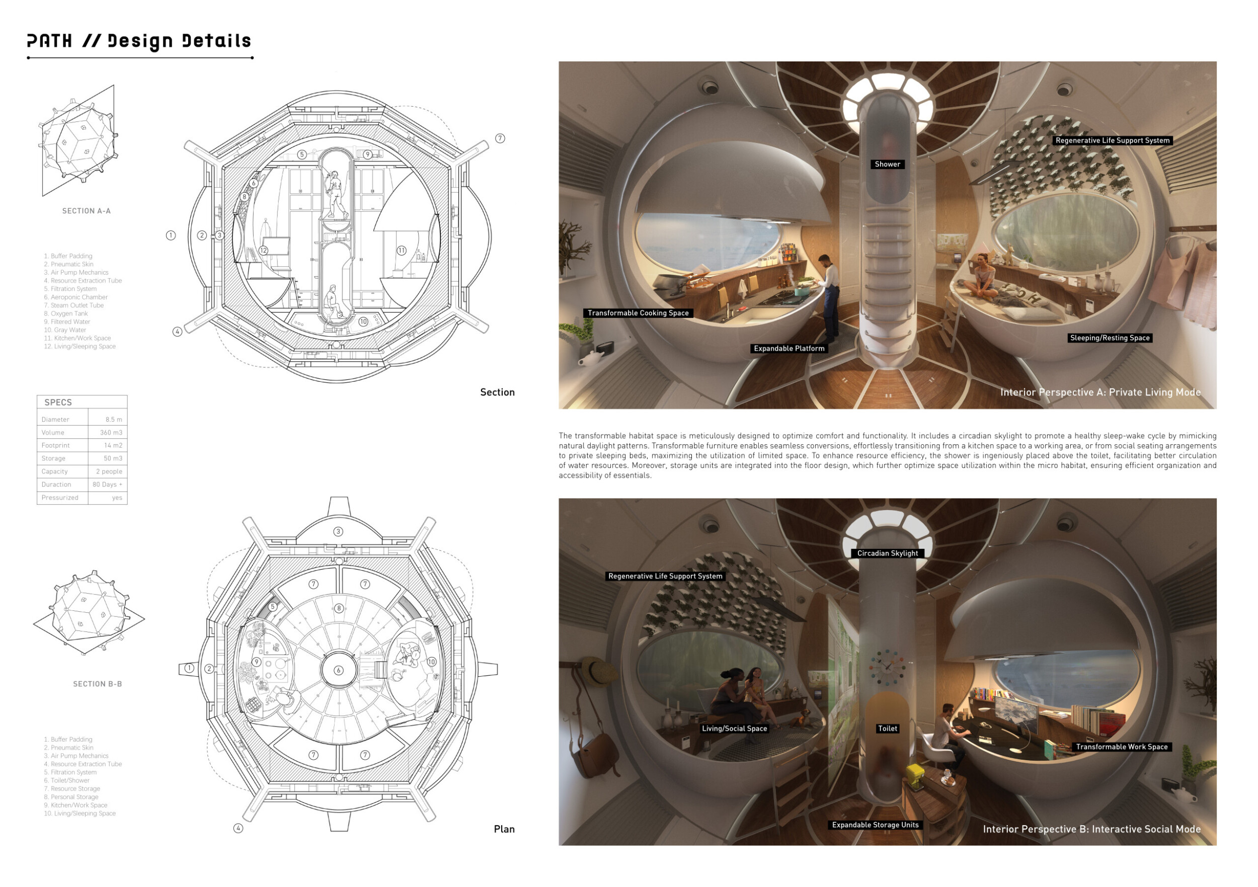 Architecture project // Pneumatic Habitat Utilizing Inflatable Silicone ...