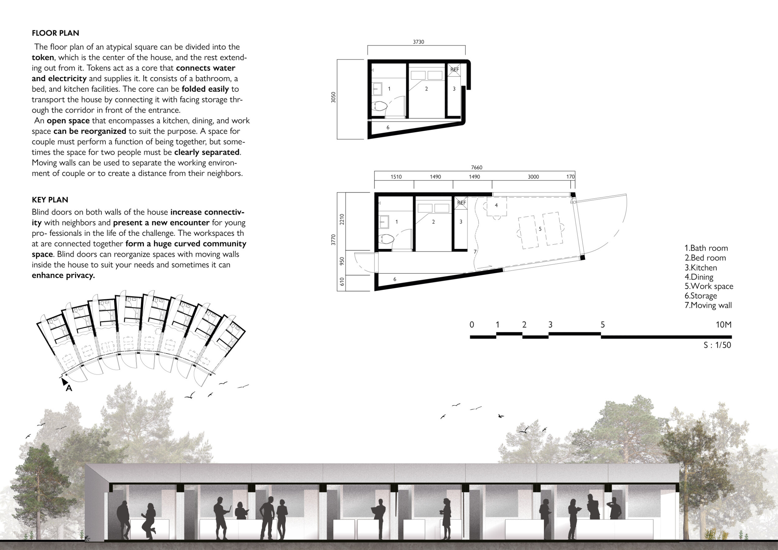 Architecture project // Foldable Housing Solution Utilizing Recycled ...