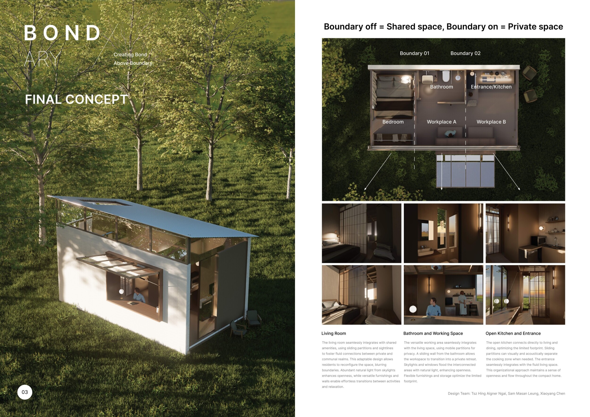 Architecture project // Micro-Living Solution with Quadcore Panels and ...