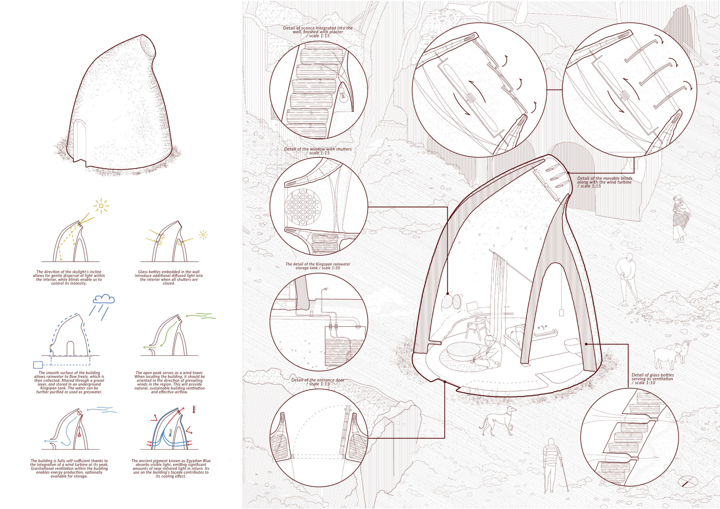 Architecture project // Reclaimed Rubble and Clay Structures Creating ...