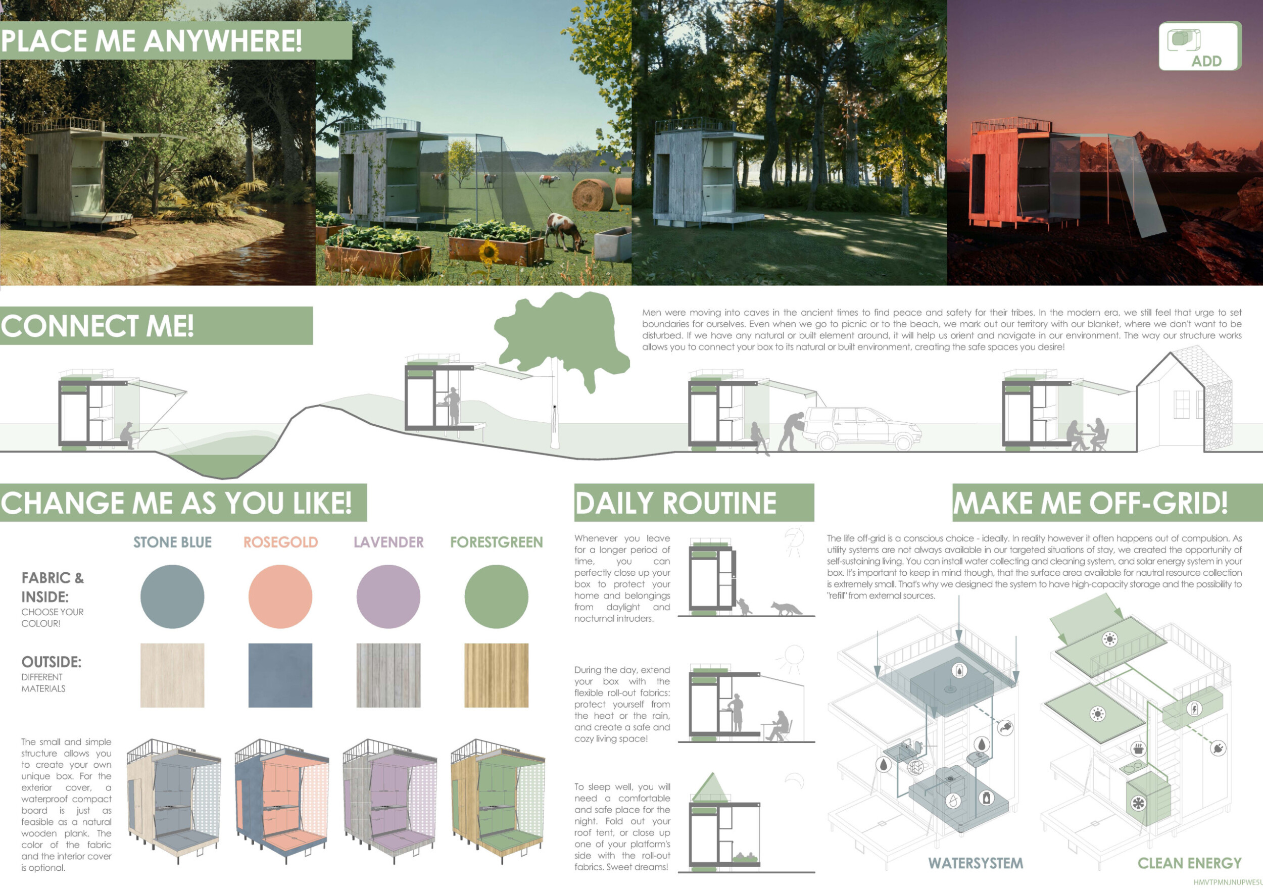 Architecture project // Foldable Living Spaces Constructed with ...