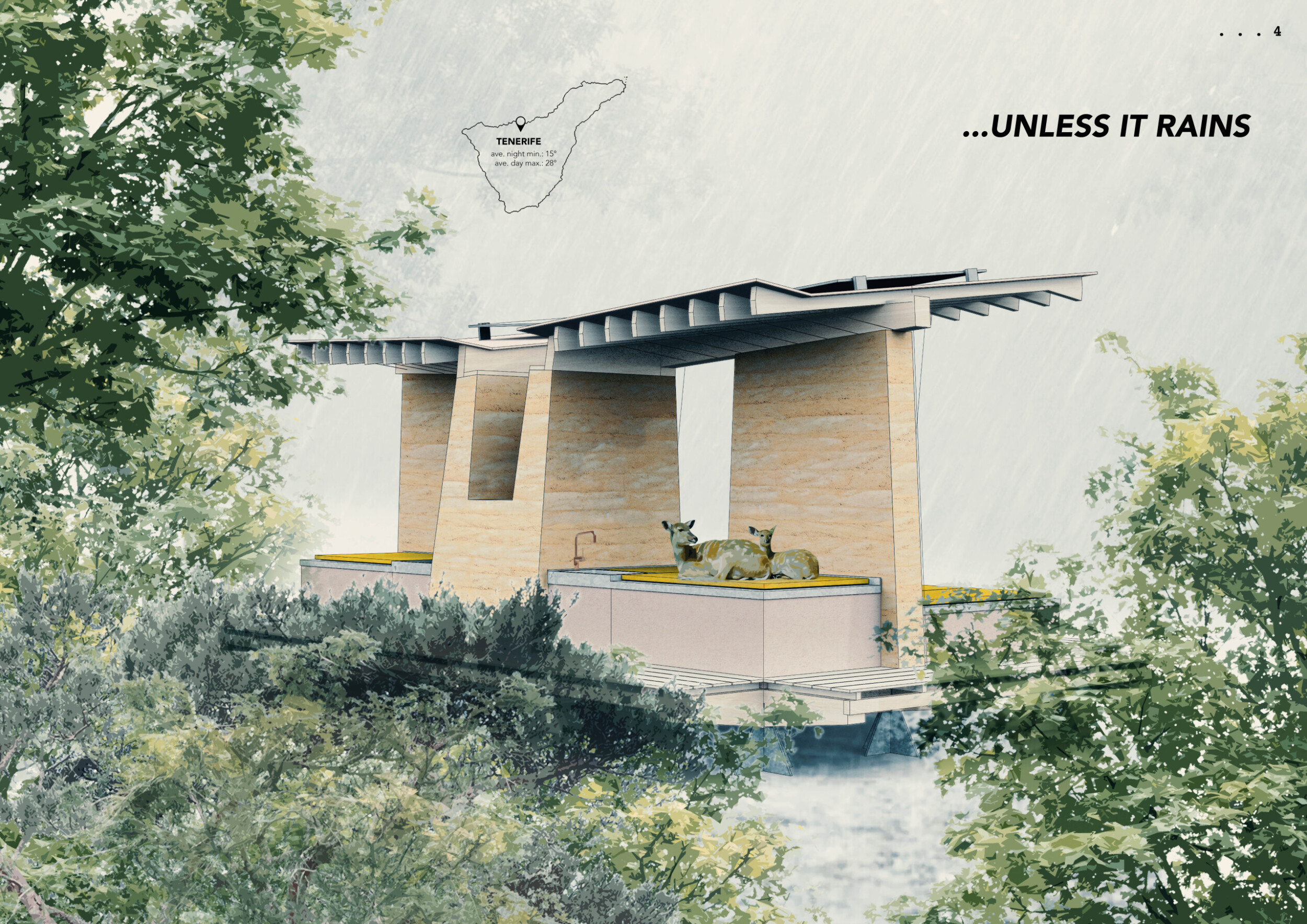 Architecture project // Rammed Earth and Timber Fusion Creating ...