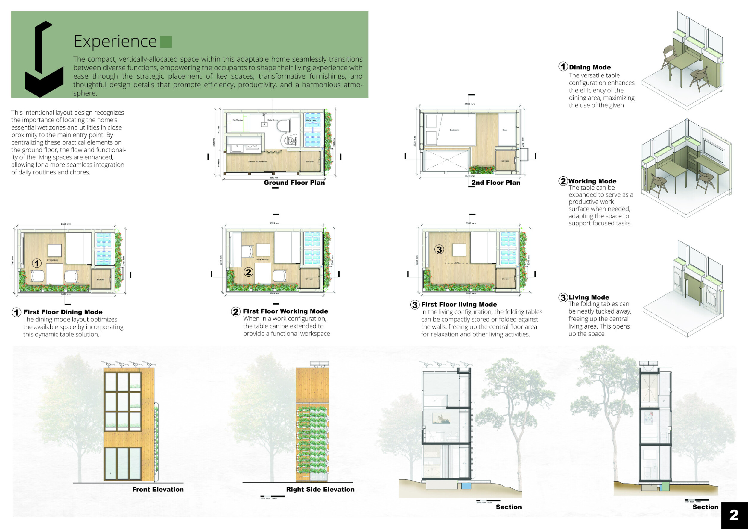 Architecture project // Bamboo-Clad Vertical Living with Integrated ...
