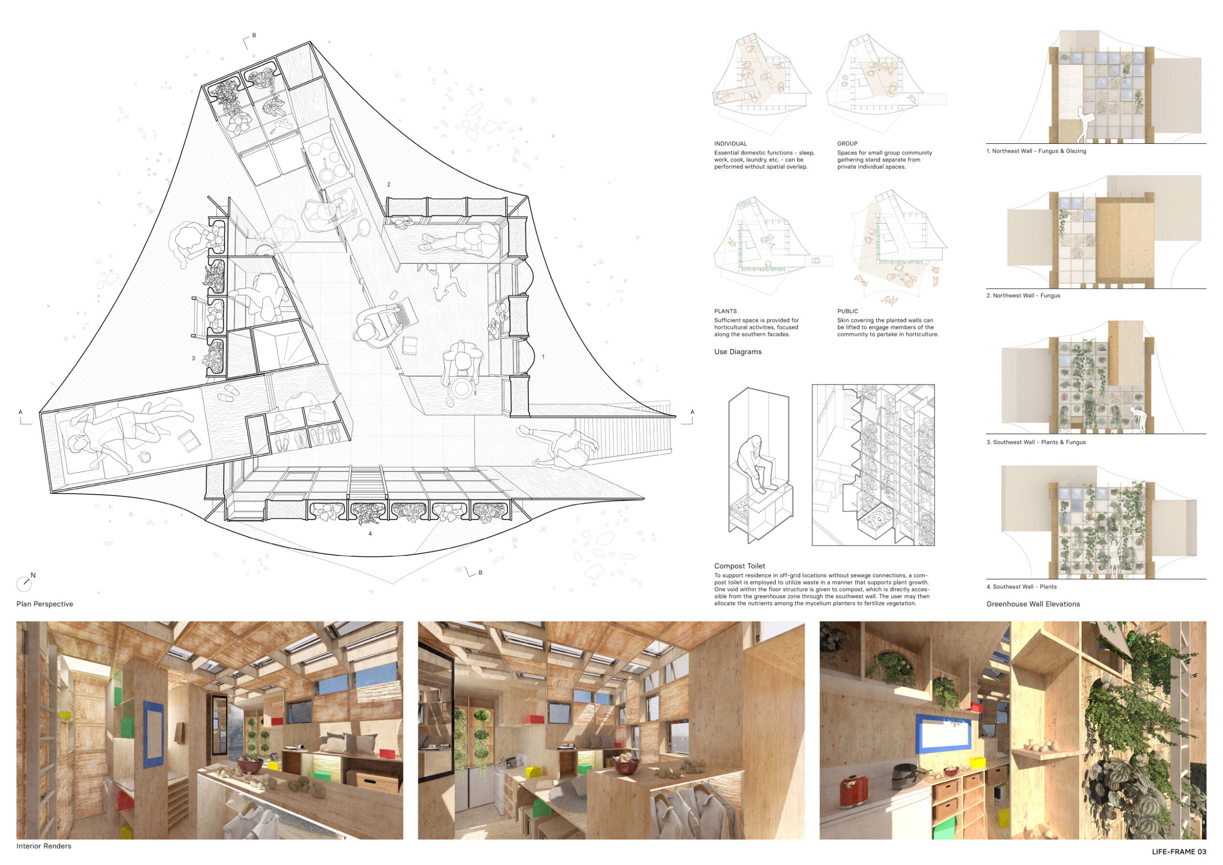 Architecture project // Mycelium Blocks and Vertical Gardens in a ...