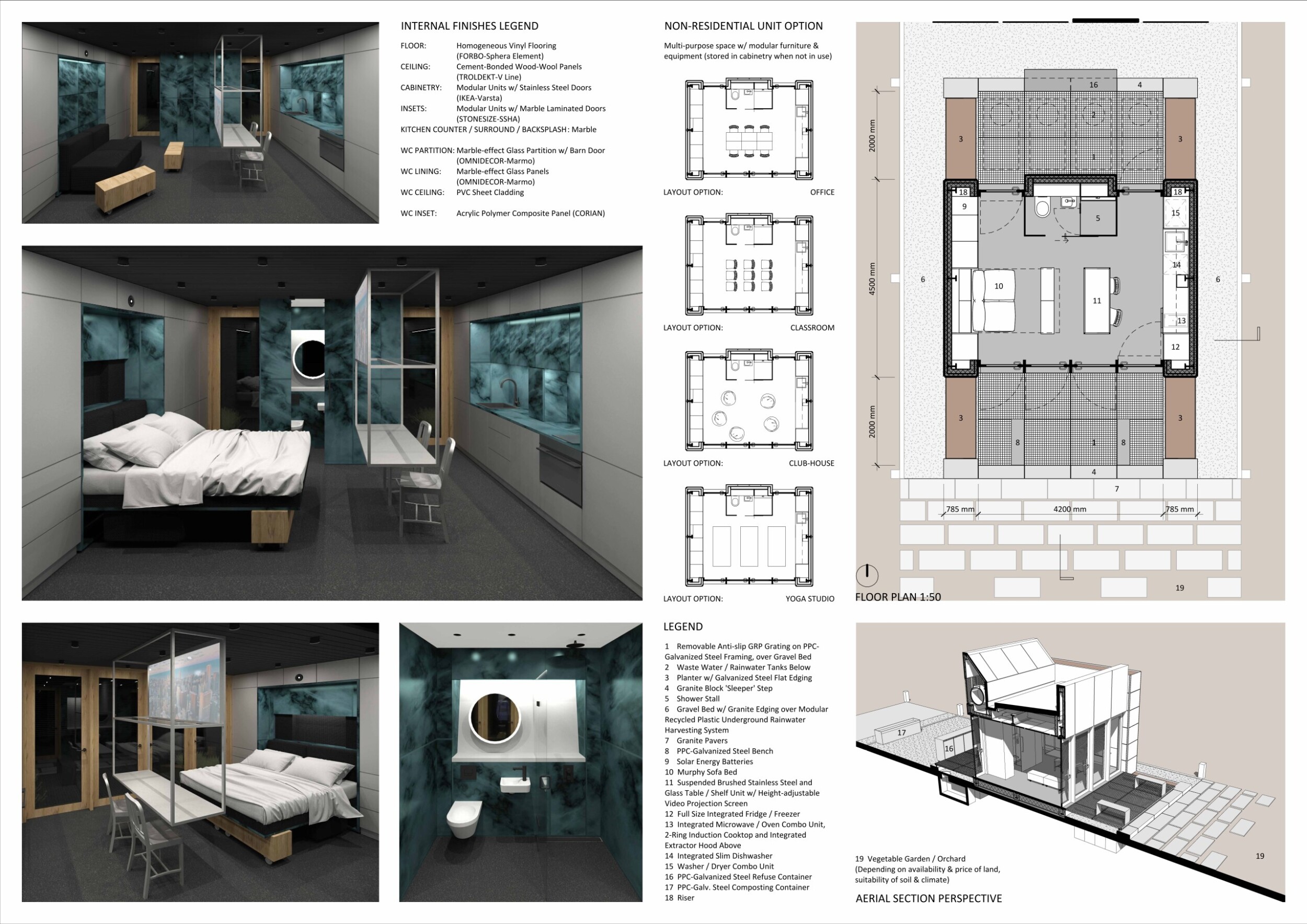 Architecture project // Modular Microhome Crafted with Galvanized Steel ...