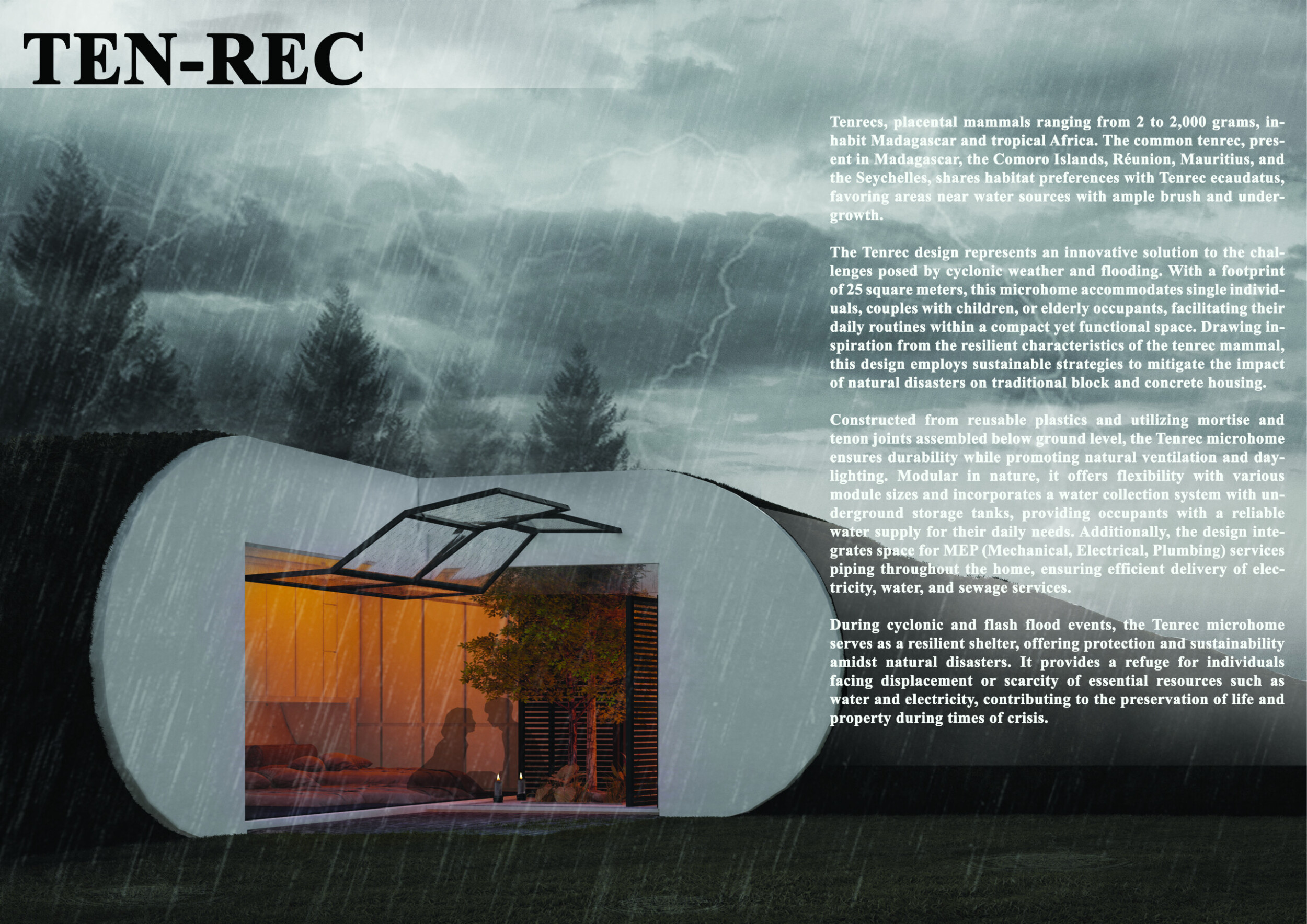 Architecture project // Resilient Shelter Crafted from Durable ...