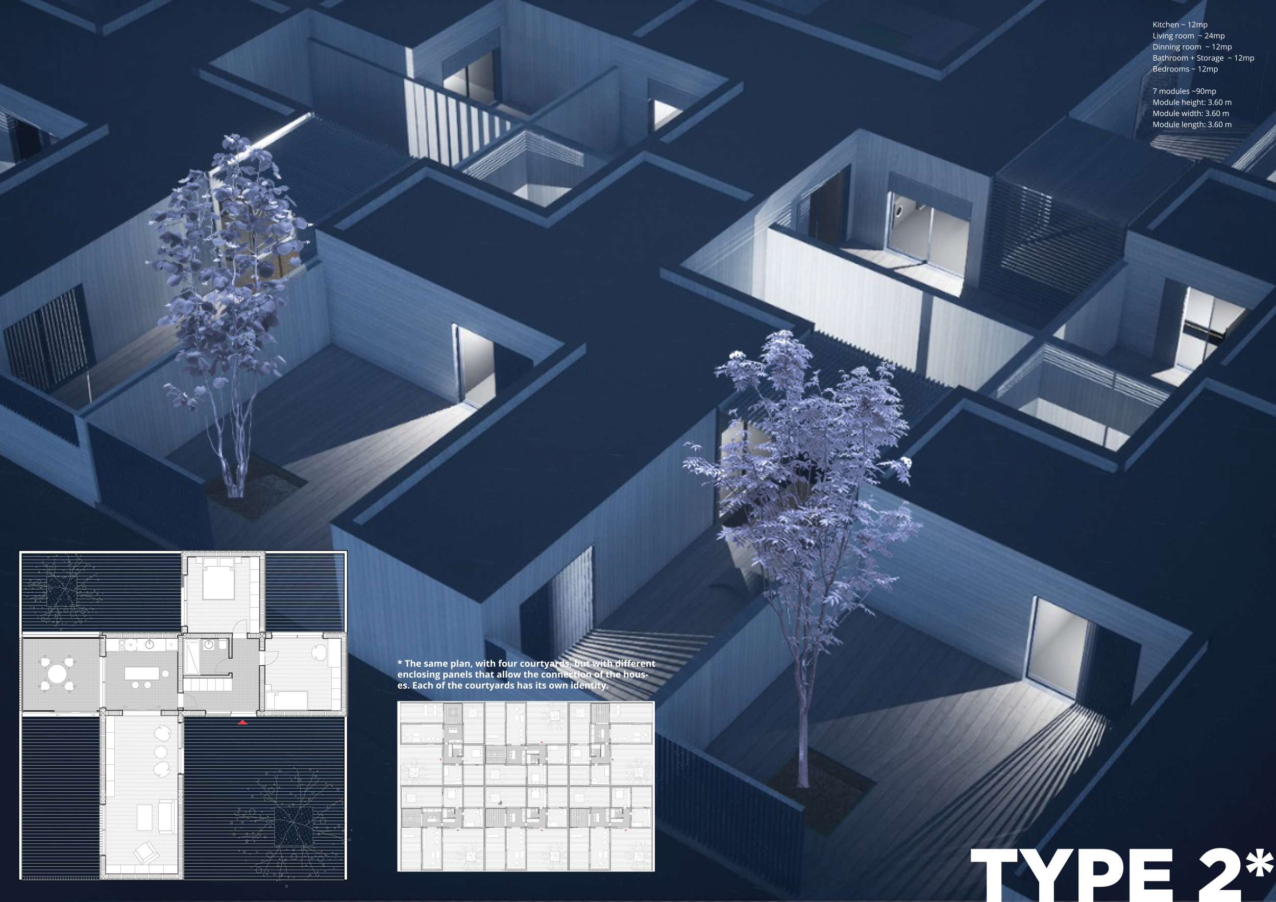 Architecture project // Glass Modules and OSB Structure in Sustainable ...