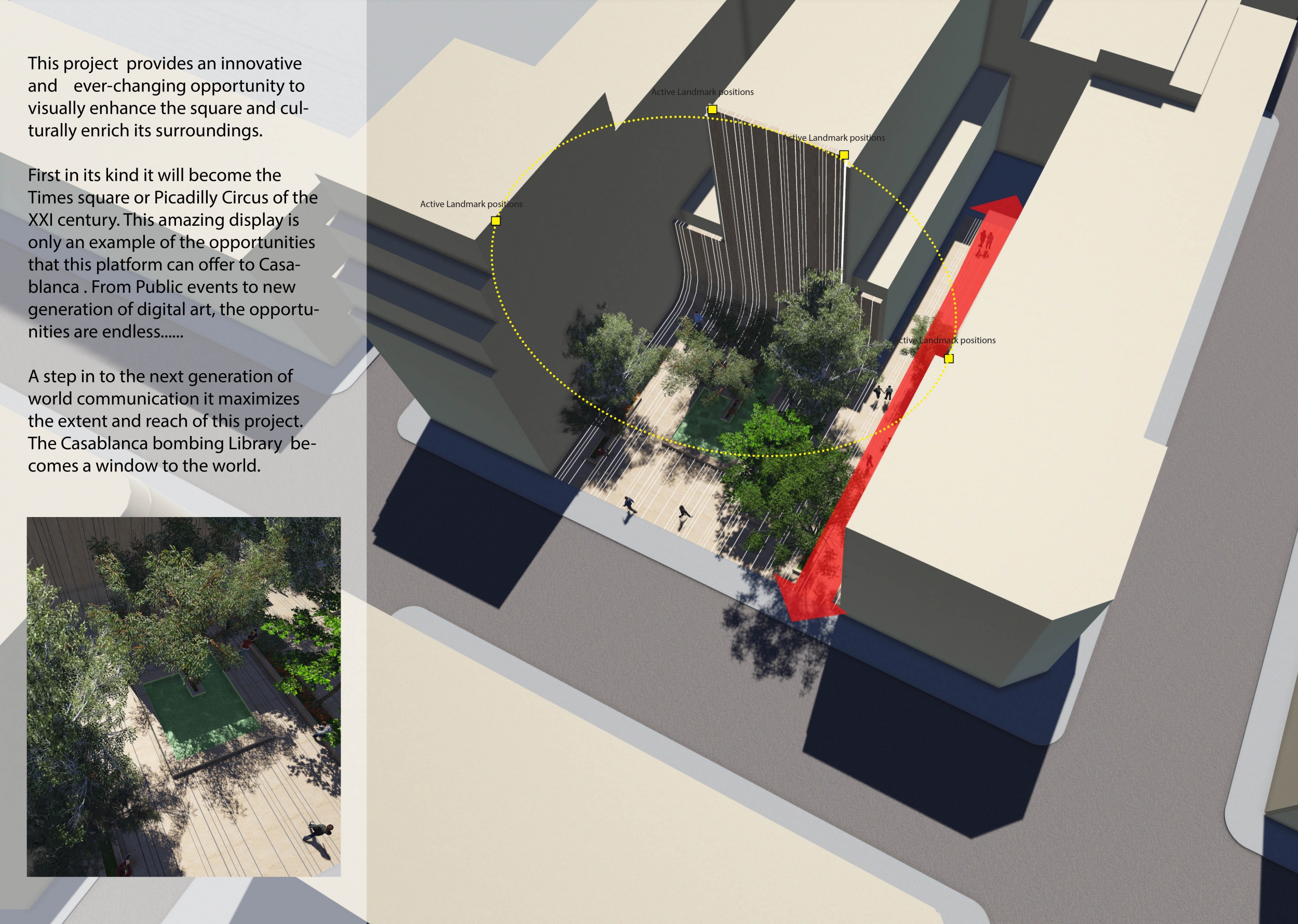 Architecture project // Active Landmarks and Geometric Form Crafted ...