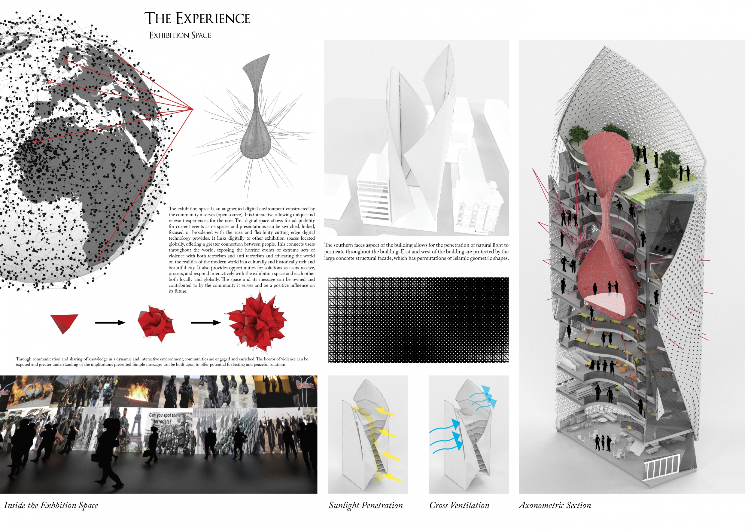 Architecture project // Perforated Metal Facade and Reinforced Concrete ...