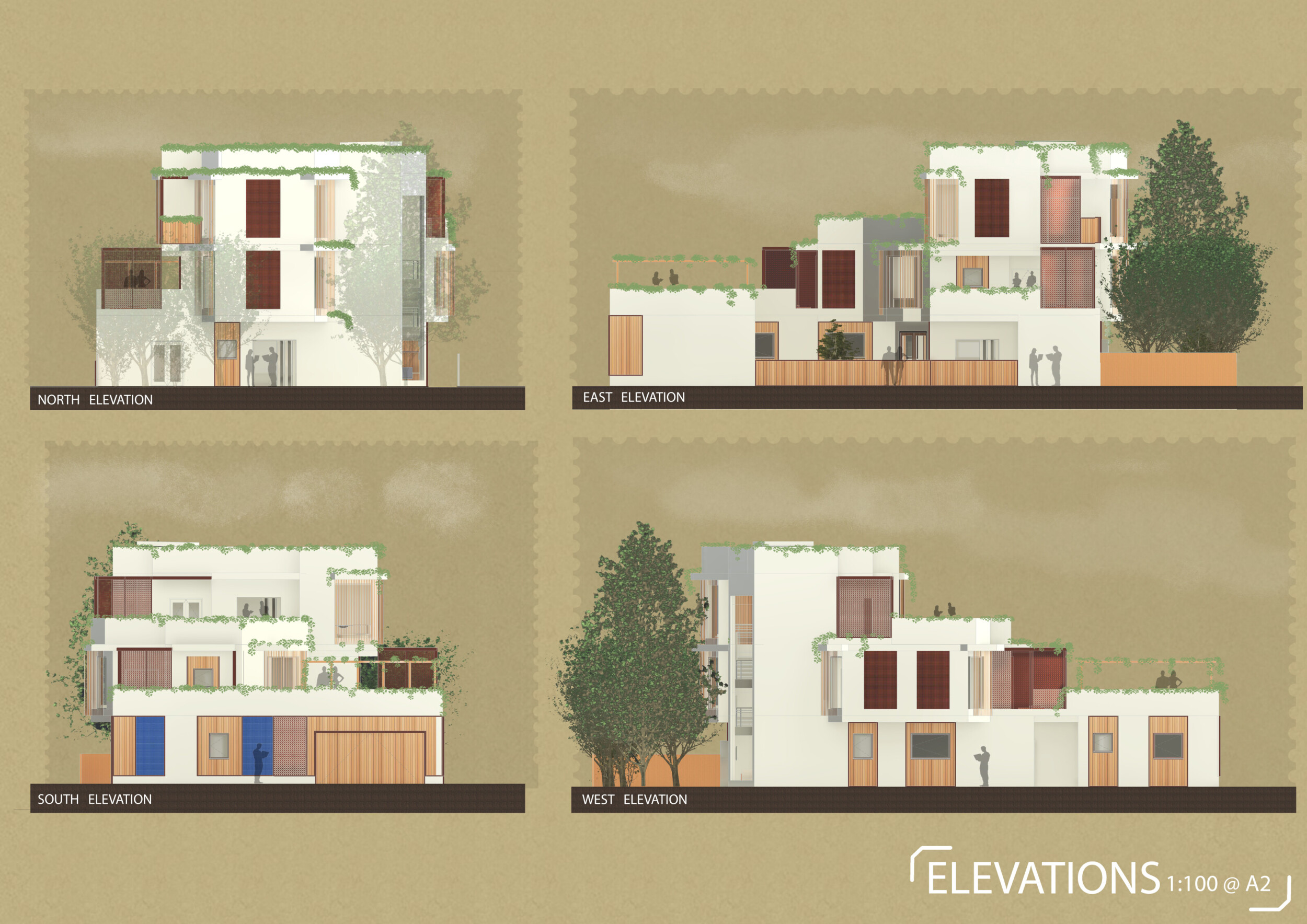 Architecture project // Geopolymer Concrete and Timber Cladding in a ...