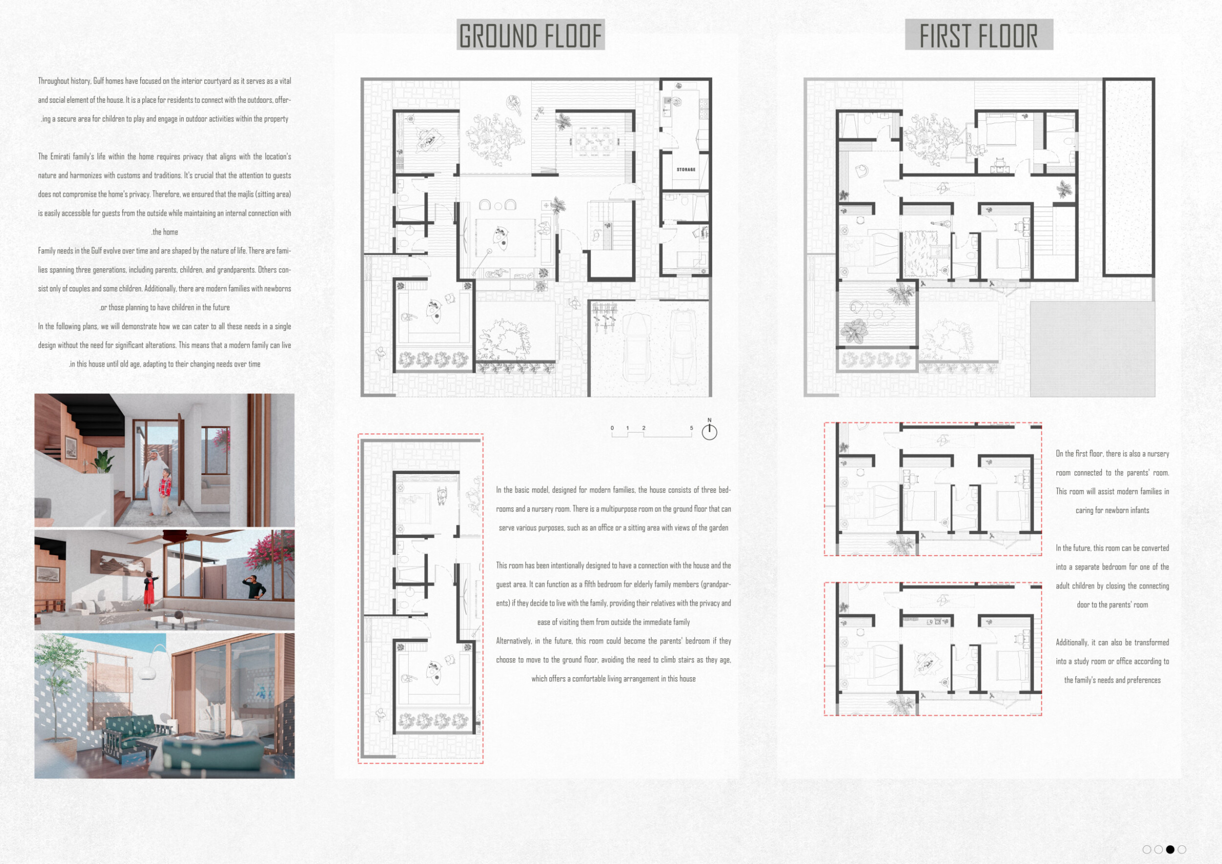 Architecture project // Emphasizing Local Stone and Flexible Spaces in ...