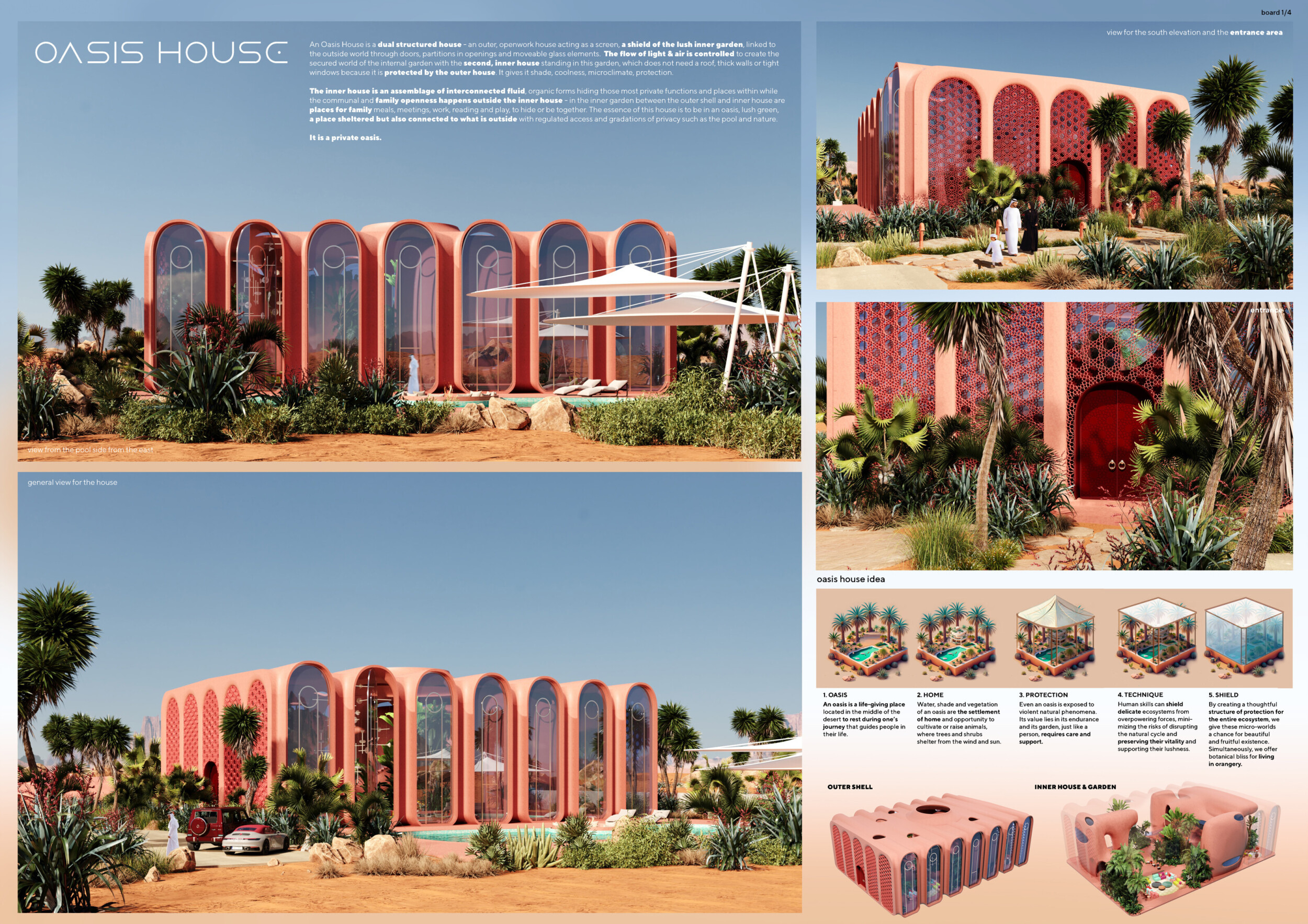 Architecture projects - oasis garden // Buildner