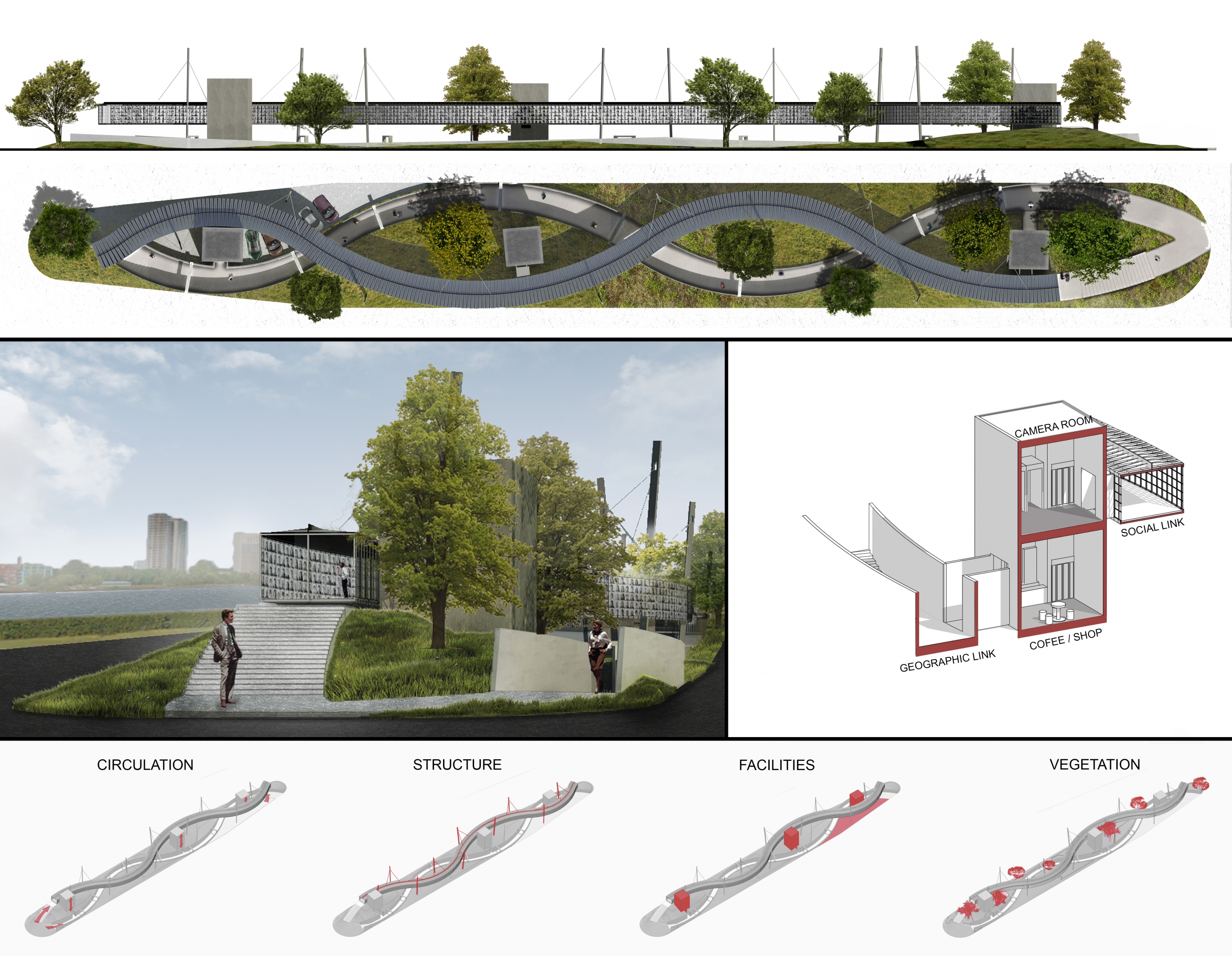 Architecture project // Curvilinear Form Enhanced by Photographic ...