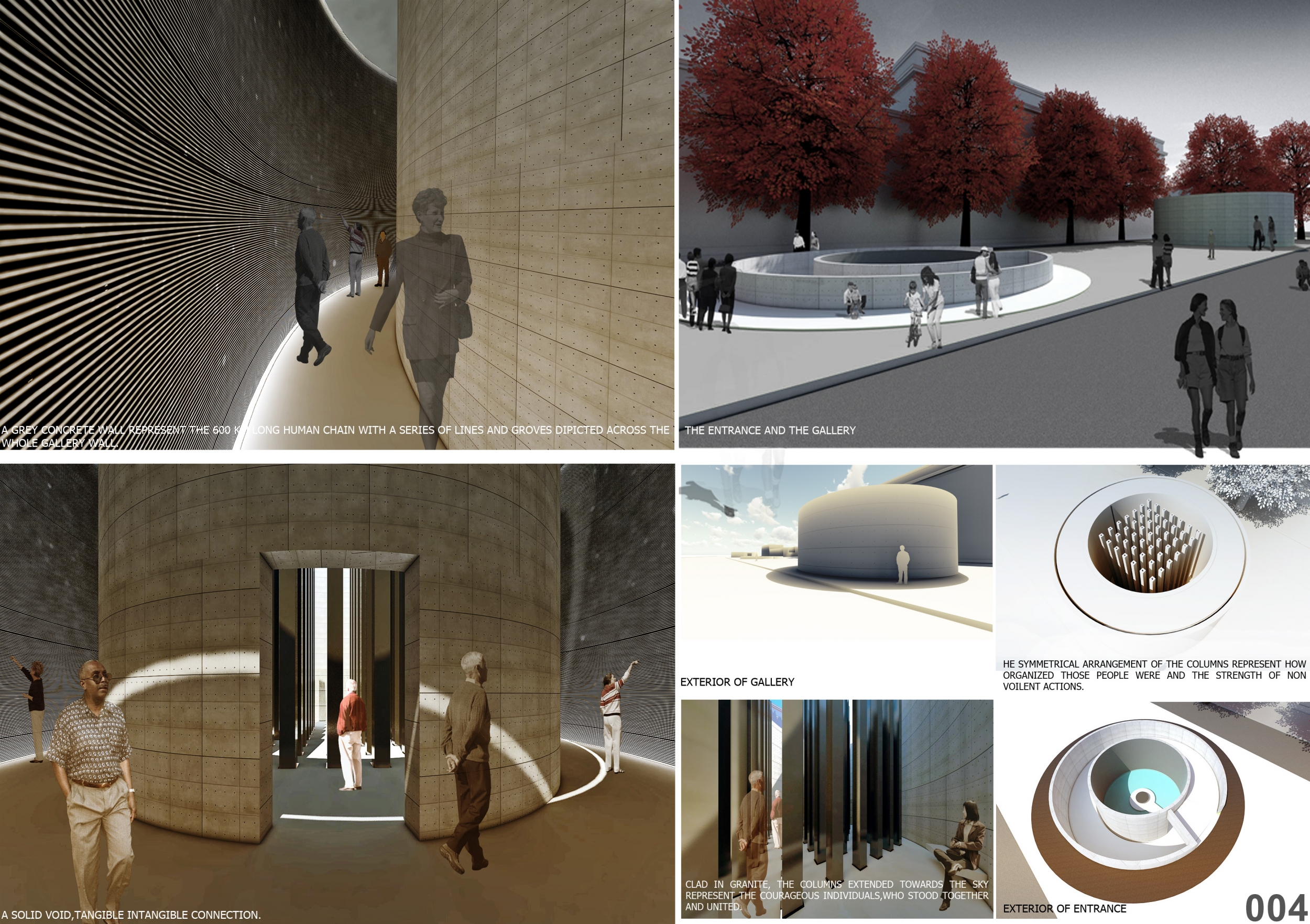 Architecture project // Circular Structure Crafted from Textured ...