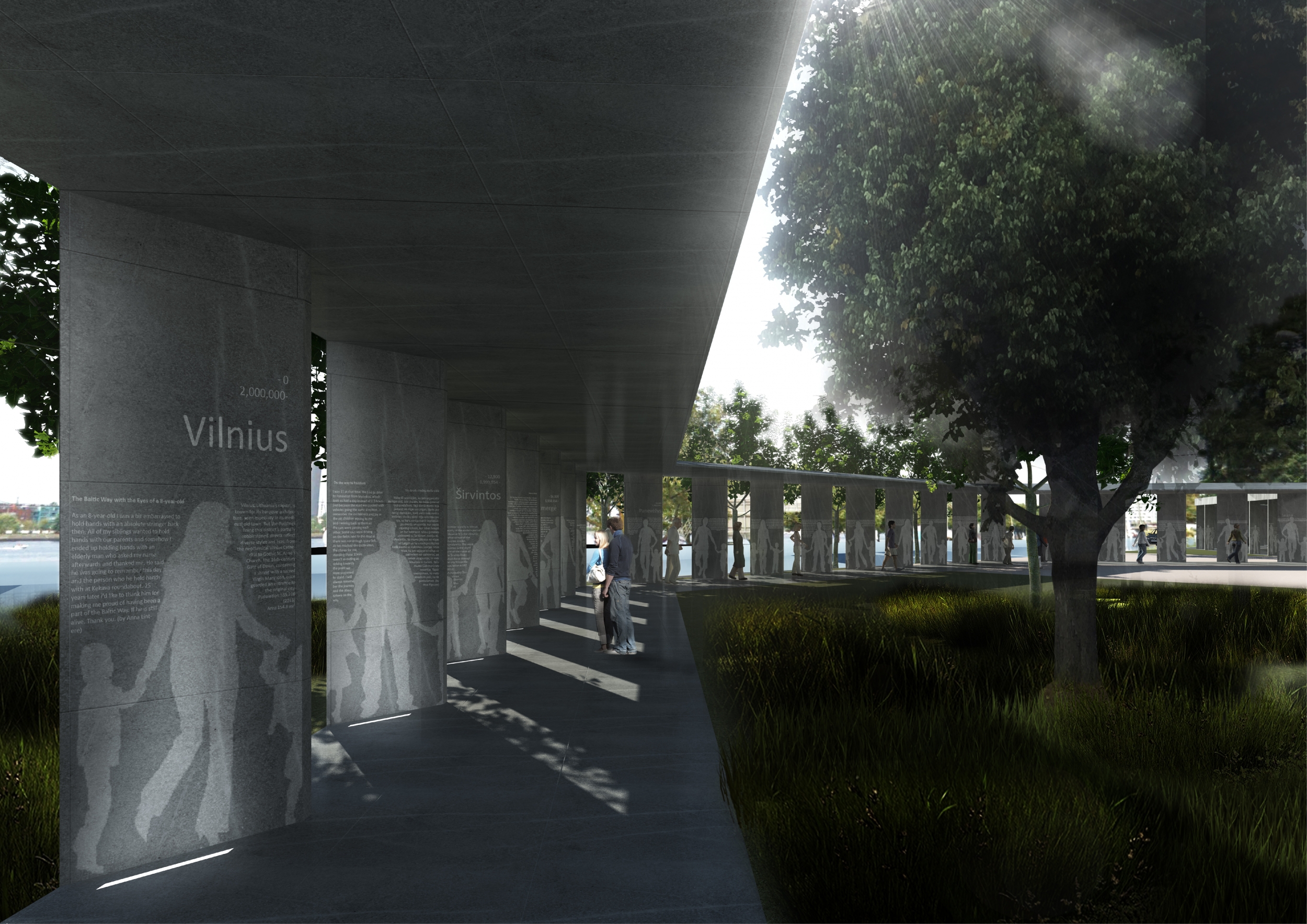 Architecture project // Interactive Inscription Panels in Precast ...
