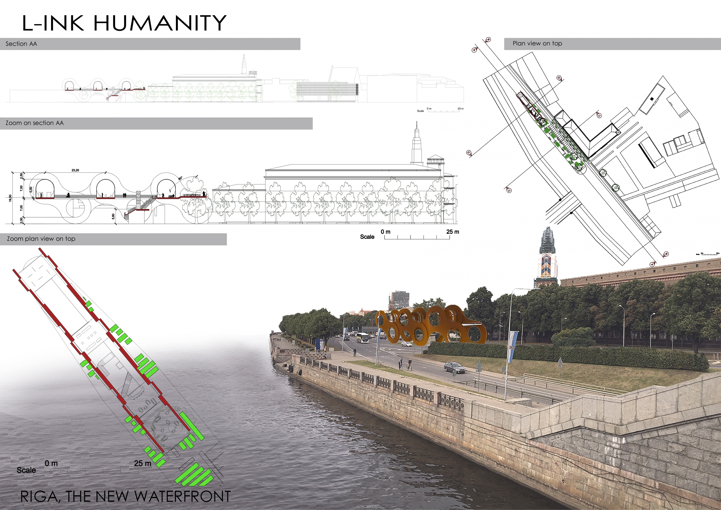 Architecture project // Chain-Like Structure Crafted from Steel and ...