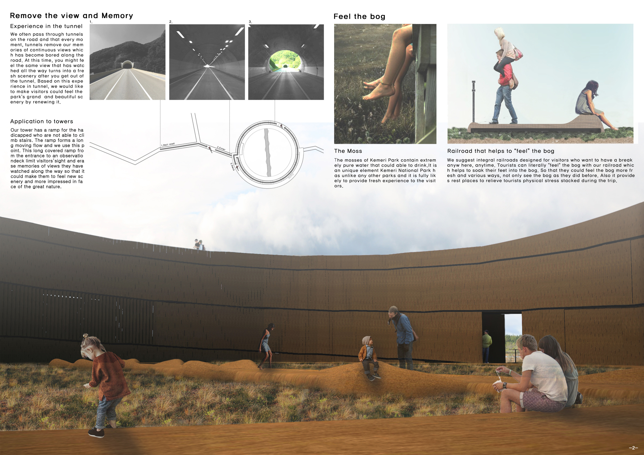 Architecture project // Ramp-Access Observation Tower Designed with ...
