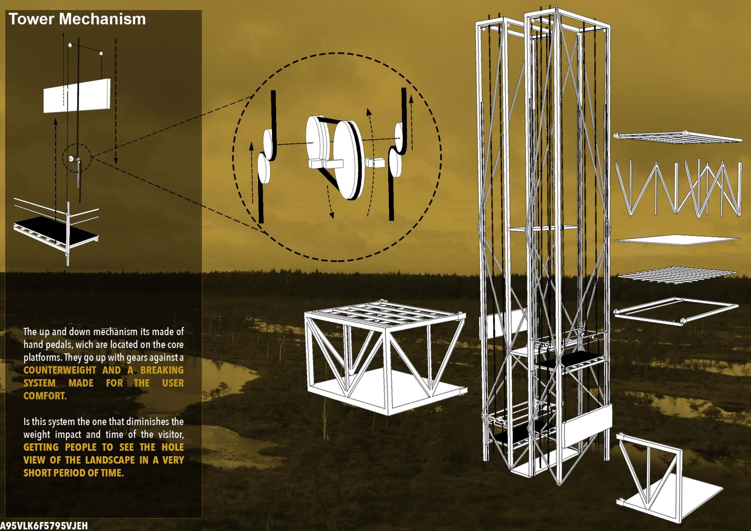 Architecture project // Elevated Steel Structure with Sensitive ...