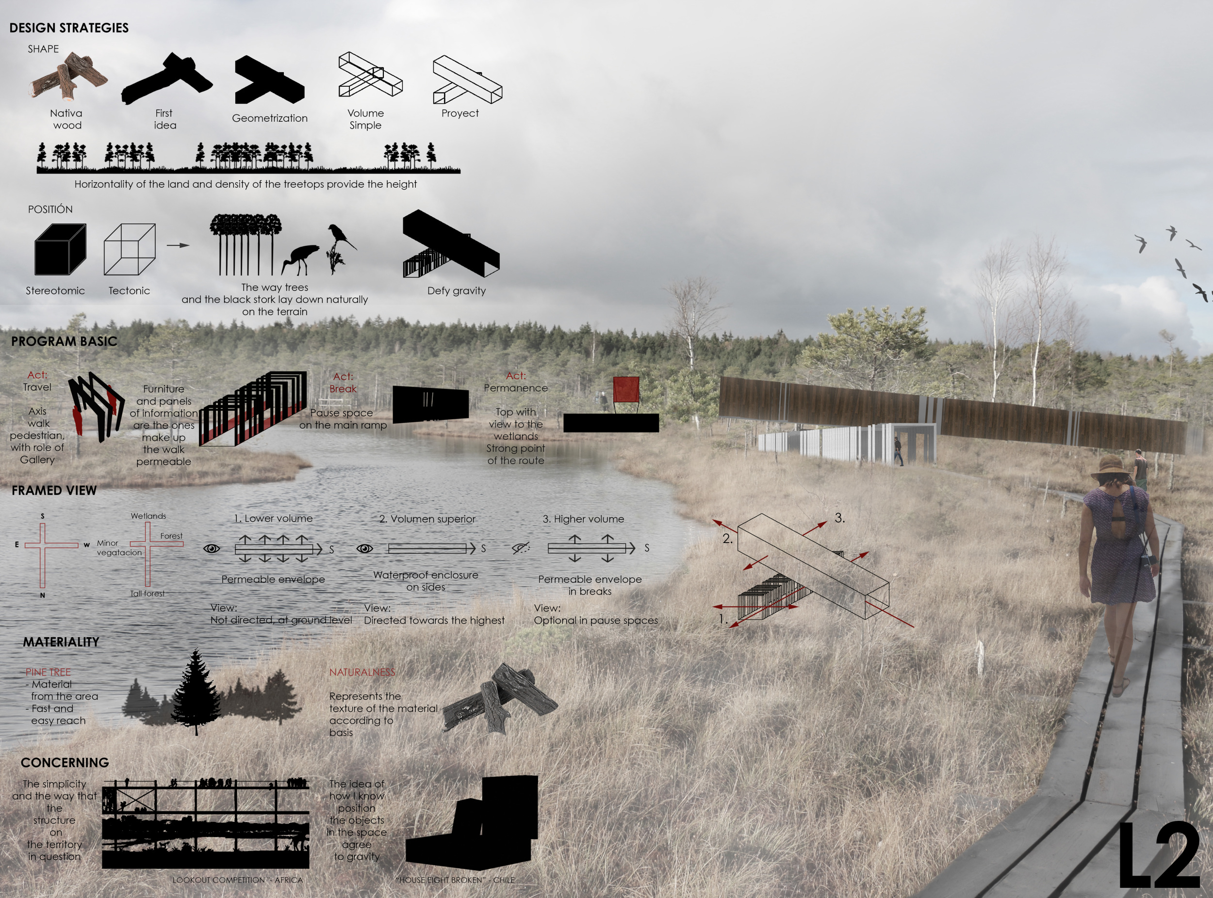 Architecture project // Framed Views and Nativa Wood Spaces in a ...