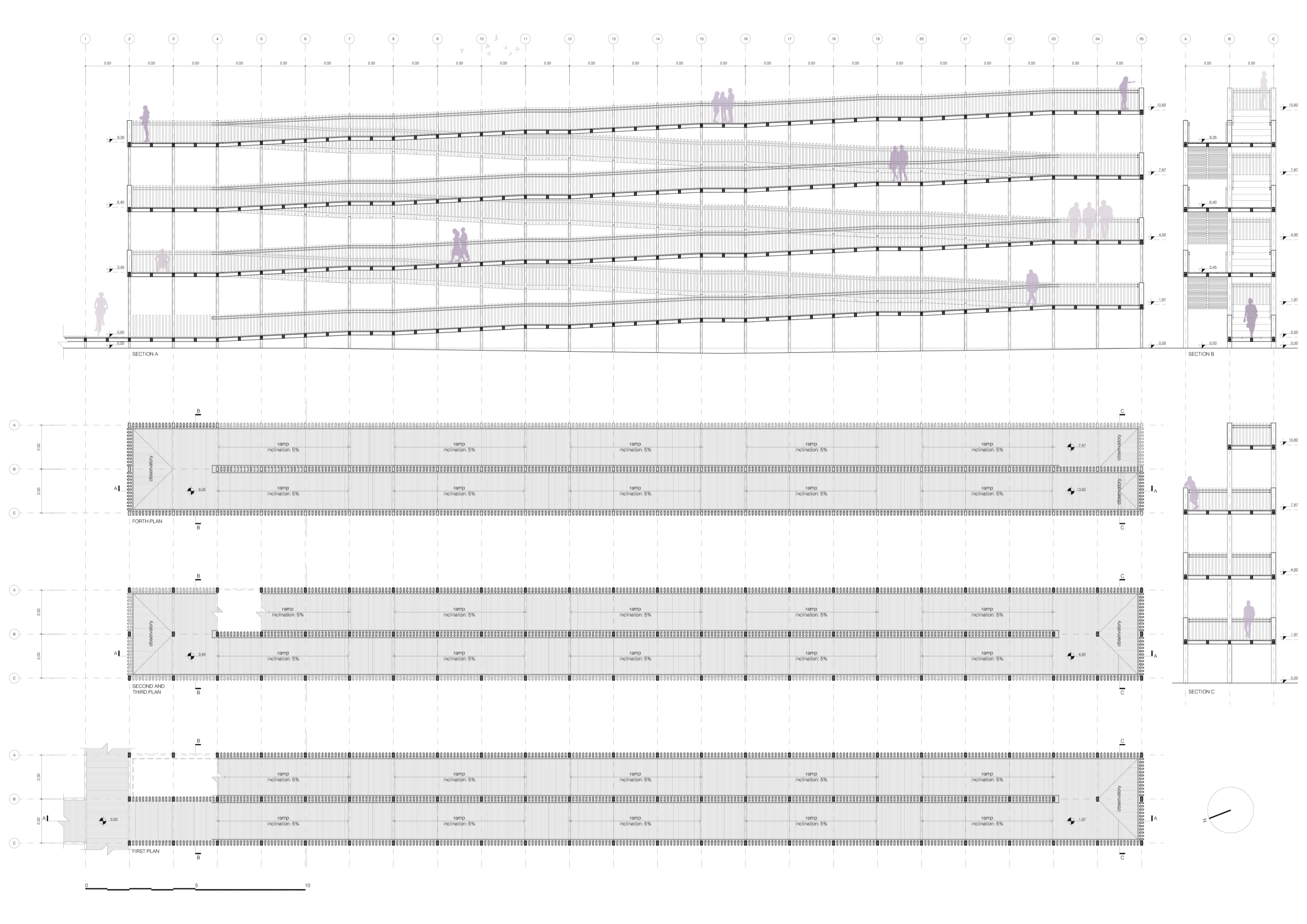 Architecture project // Zigzagging Wooden Ramps Create Accessible ...