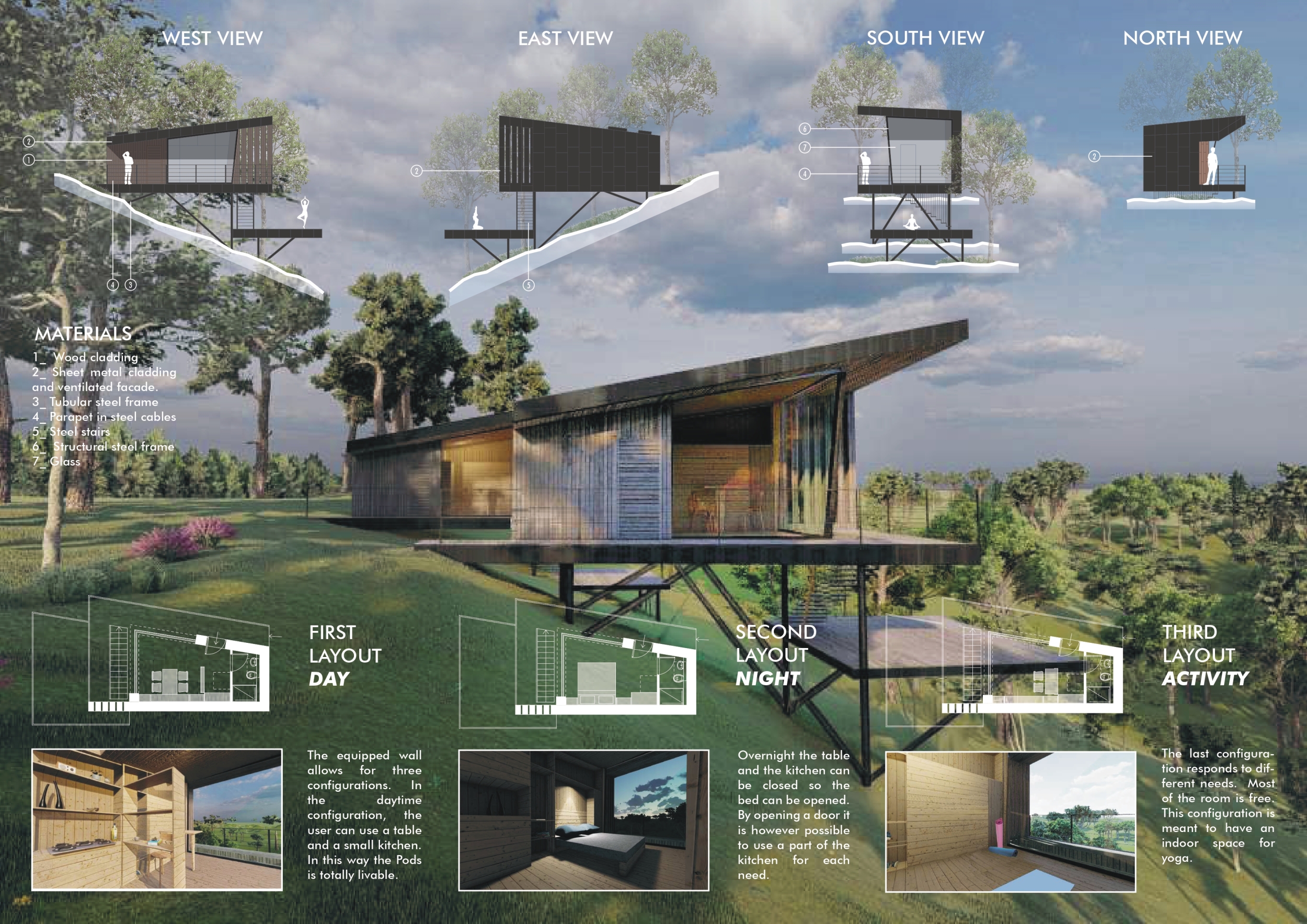Architecture project // C-Shape Structure Featuring Xlam Panels and ...