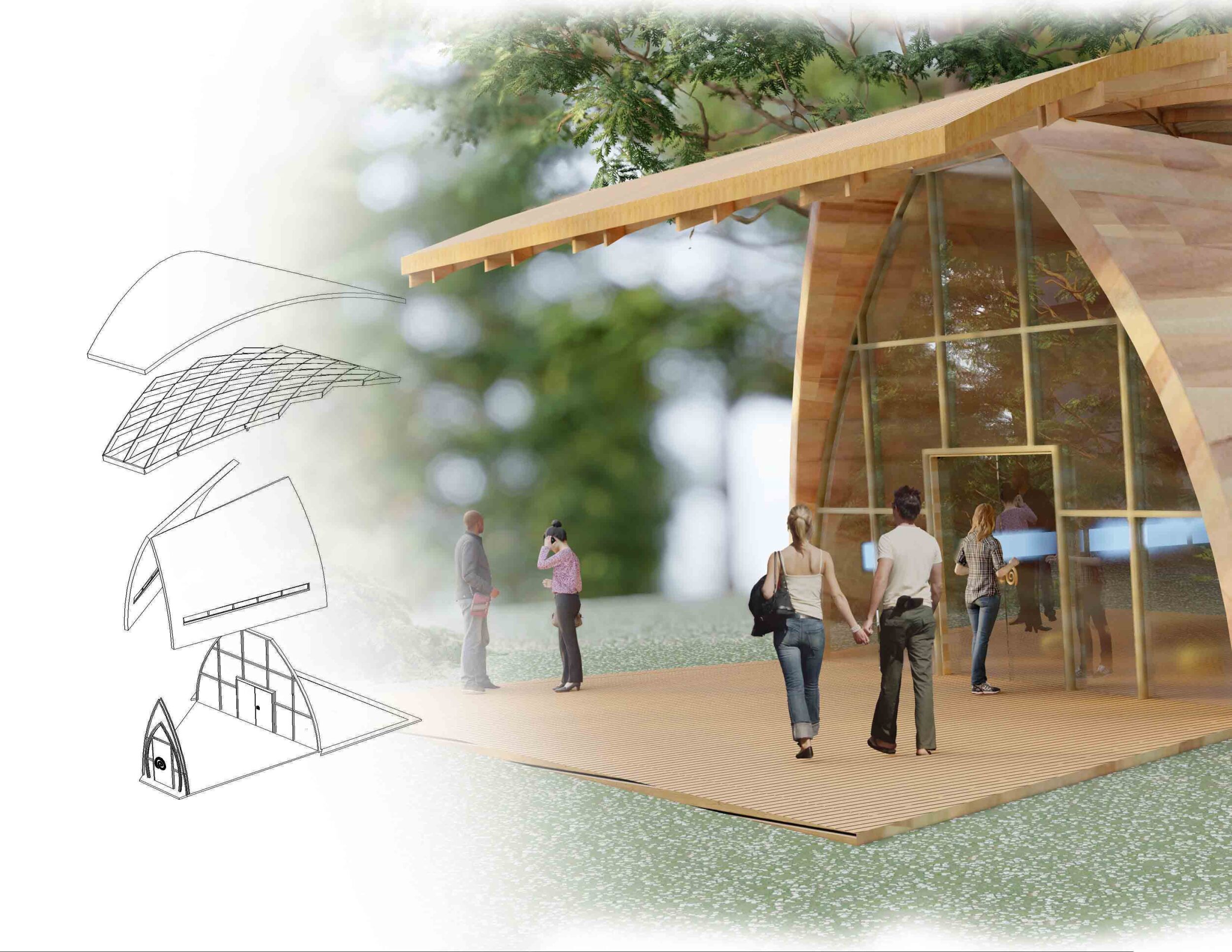 Architecture project // Curve and Calm: a Rammed Earth Meditation Cabin ...