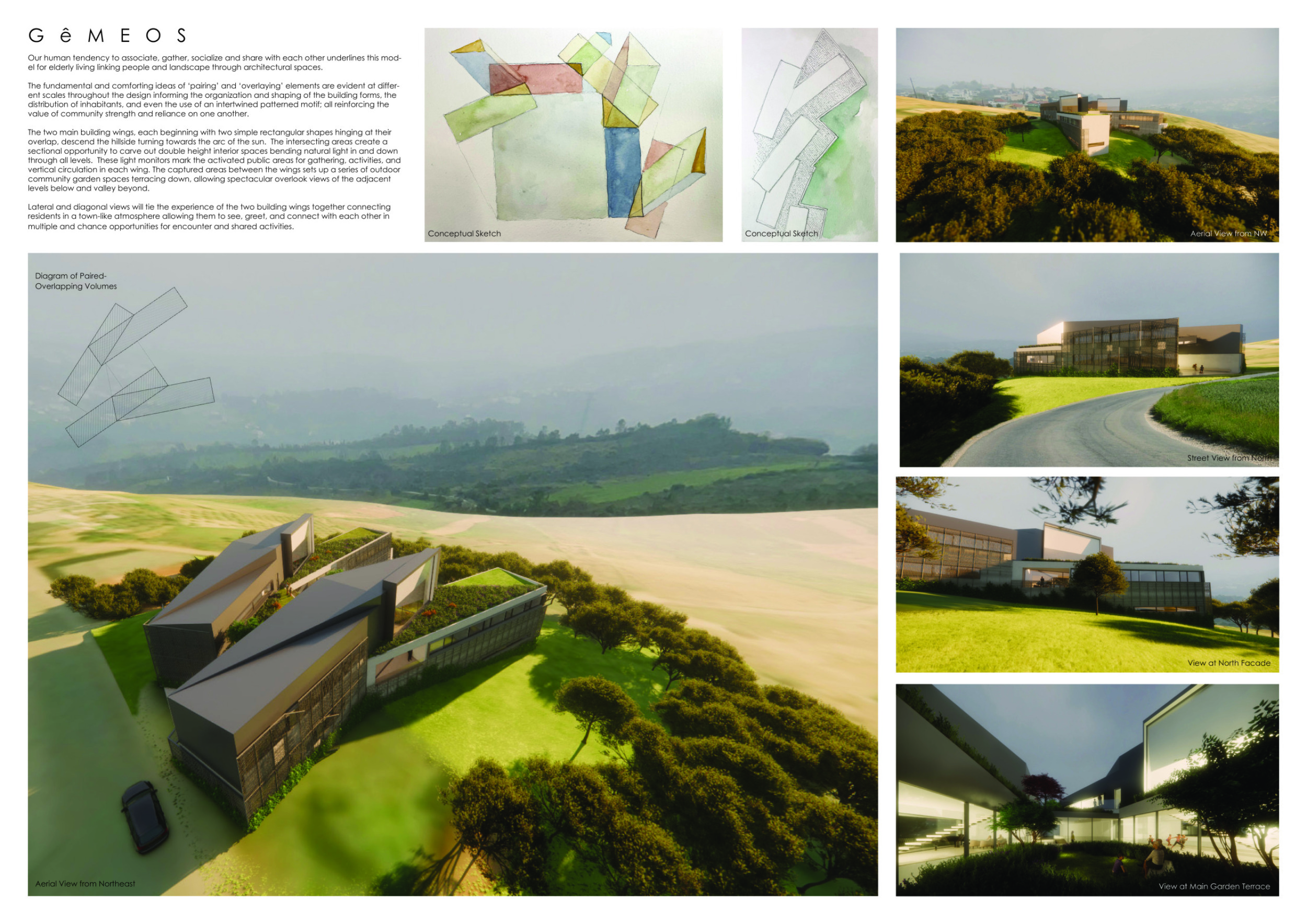 Architecture project // Natural Light and Green Roofs Enhanced by ...