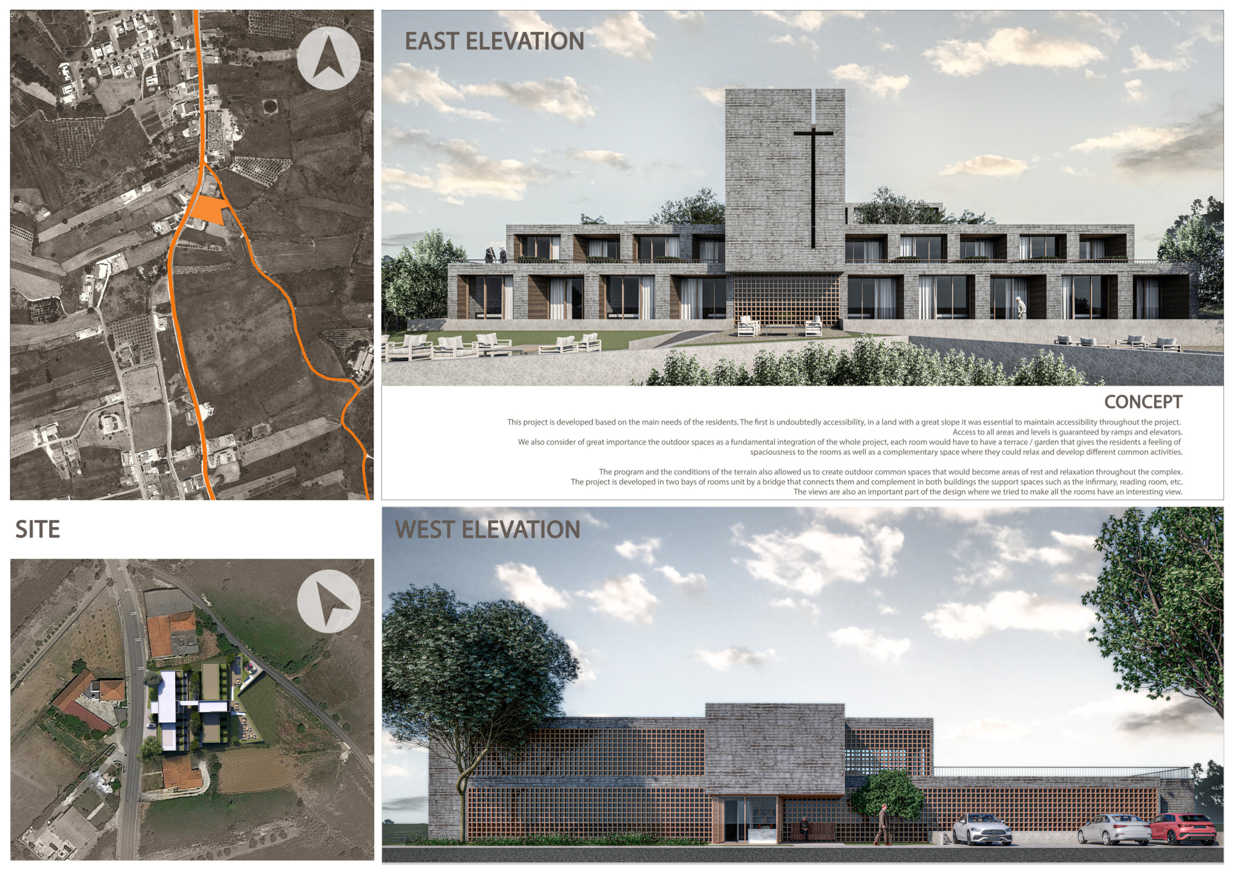 Architecture project // Chapel at the Core of Communal Living Enhanced ...