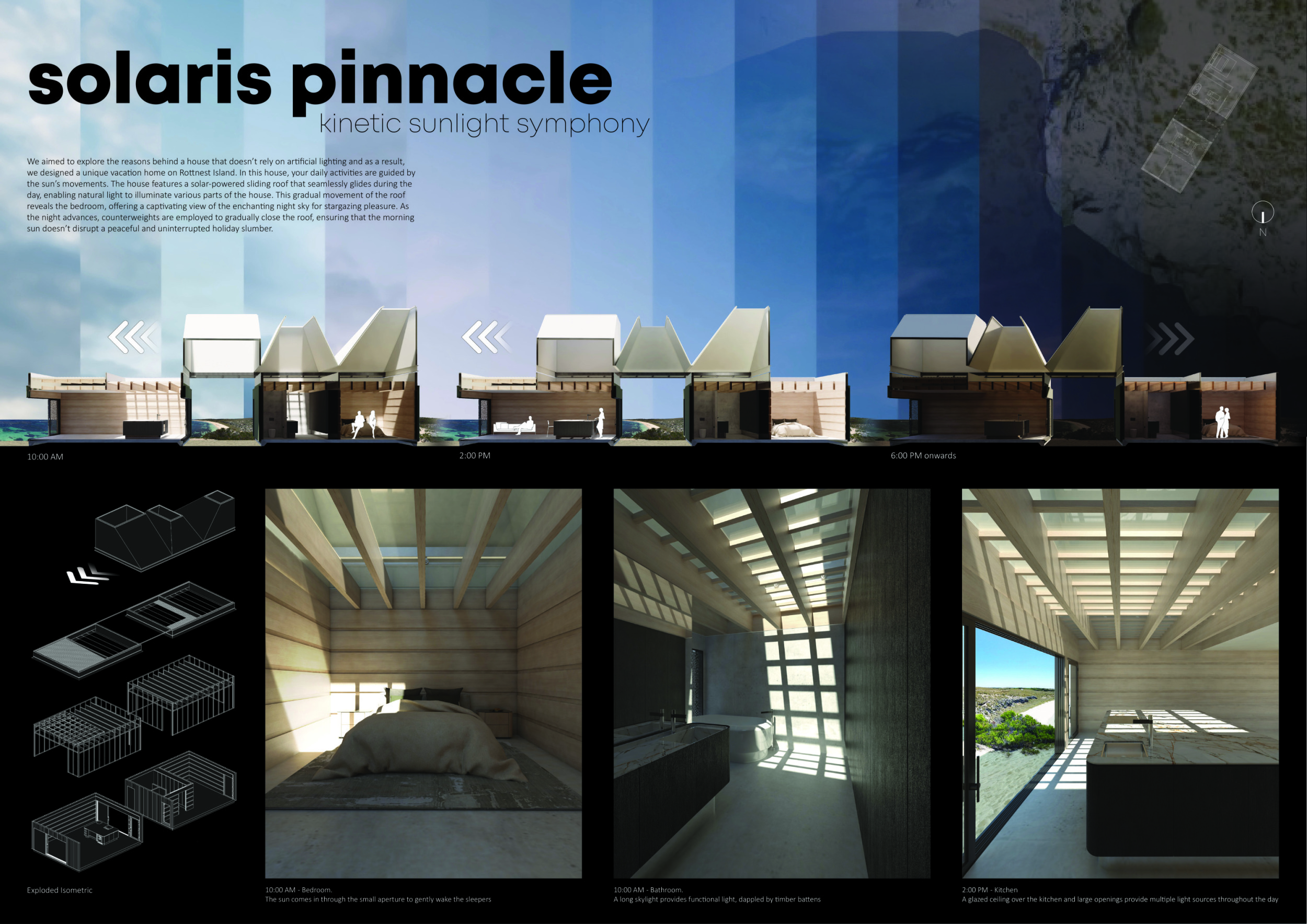 Architecture project // Timber Battens and Kinetic Roof Enhance Natural ...